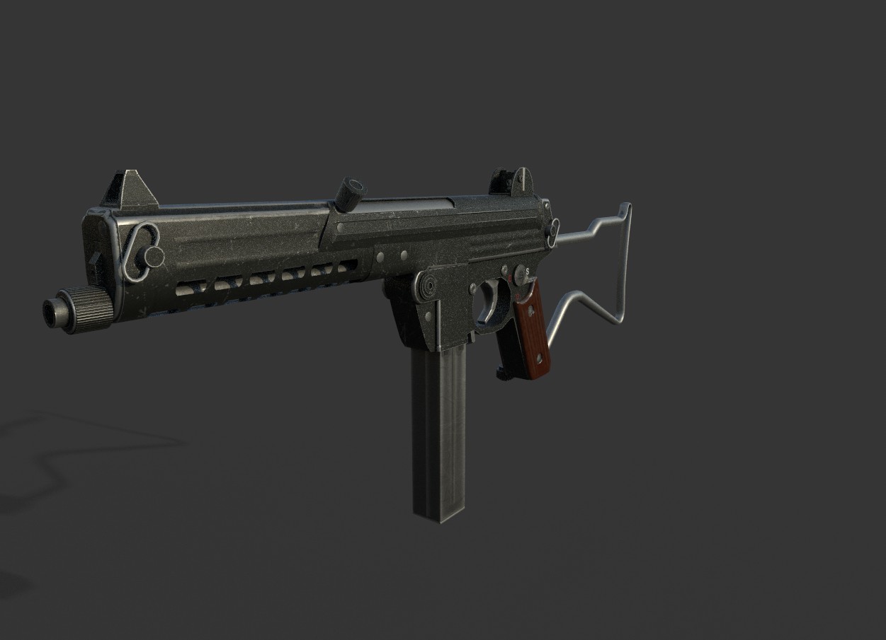 ArtStation - Walter MPK submachine gun