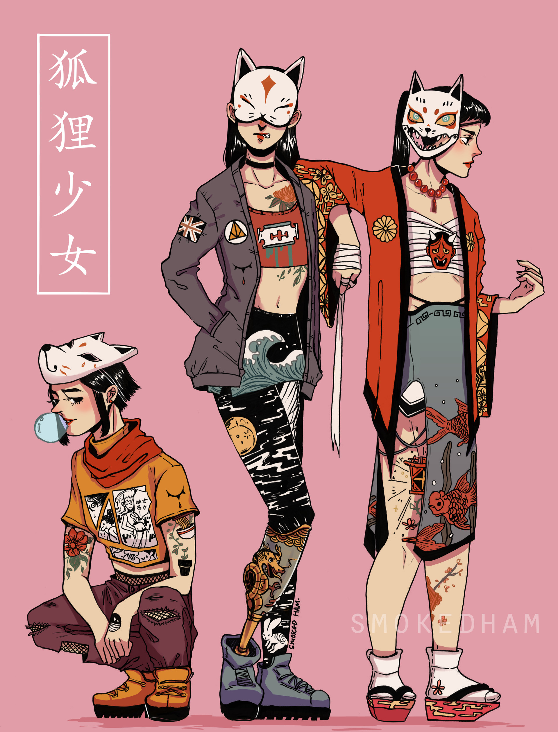 ArtStation - Fox Ladies