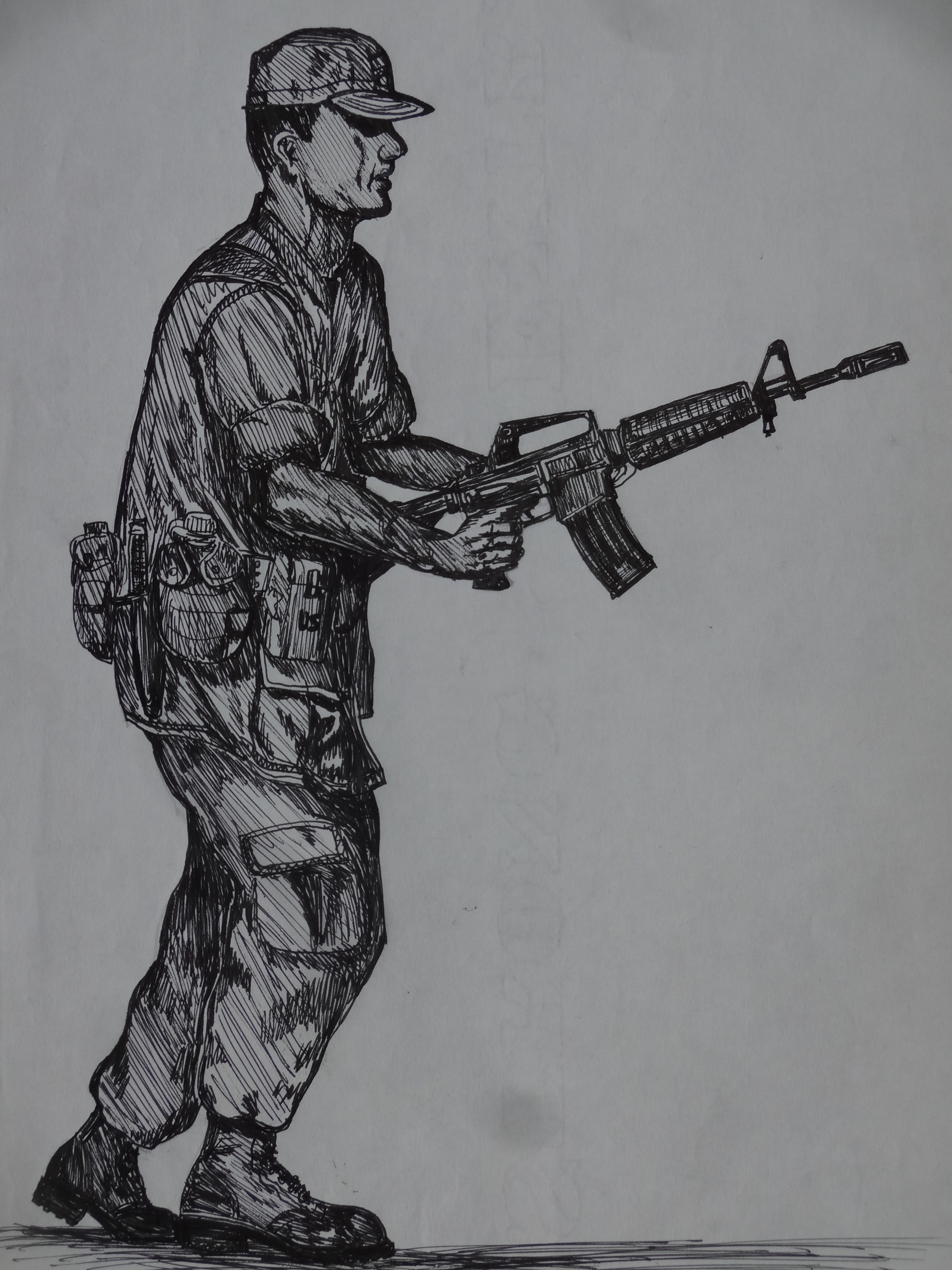 William Nguyen Van - Military sketches