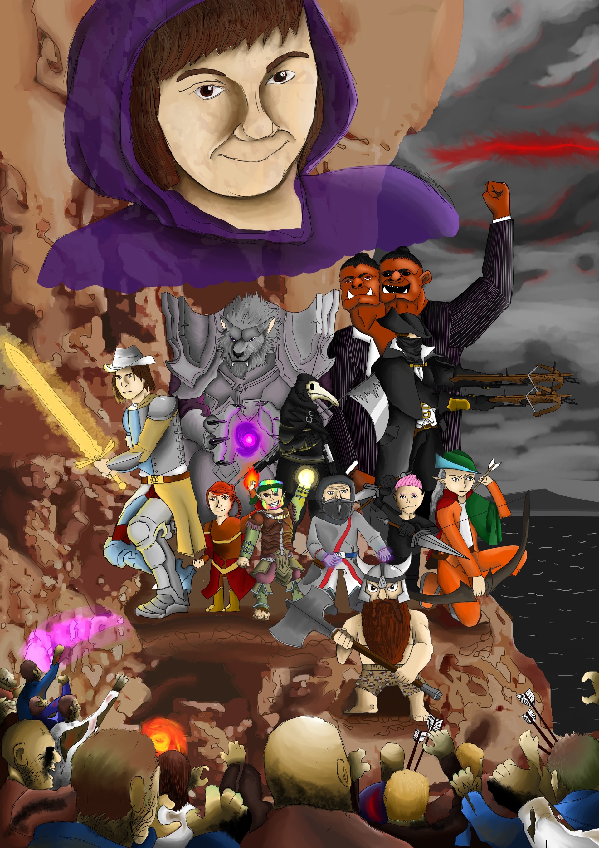 ArtStation - Whole DnD party