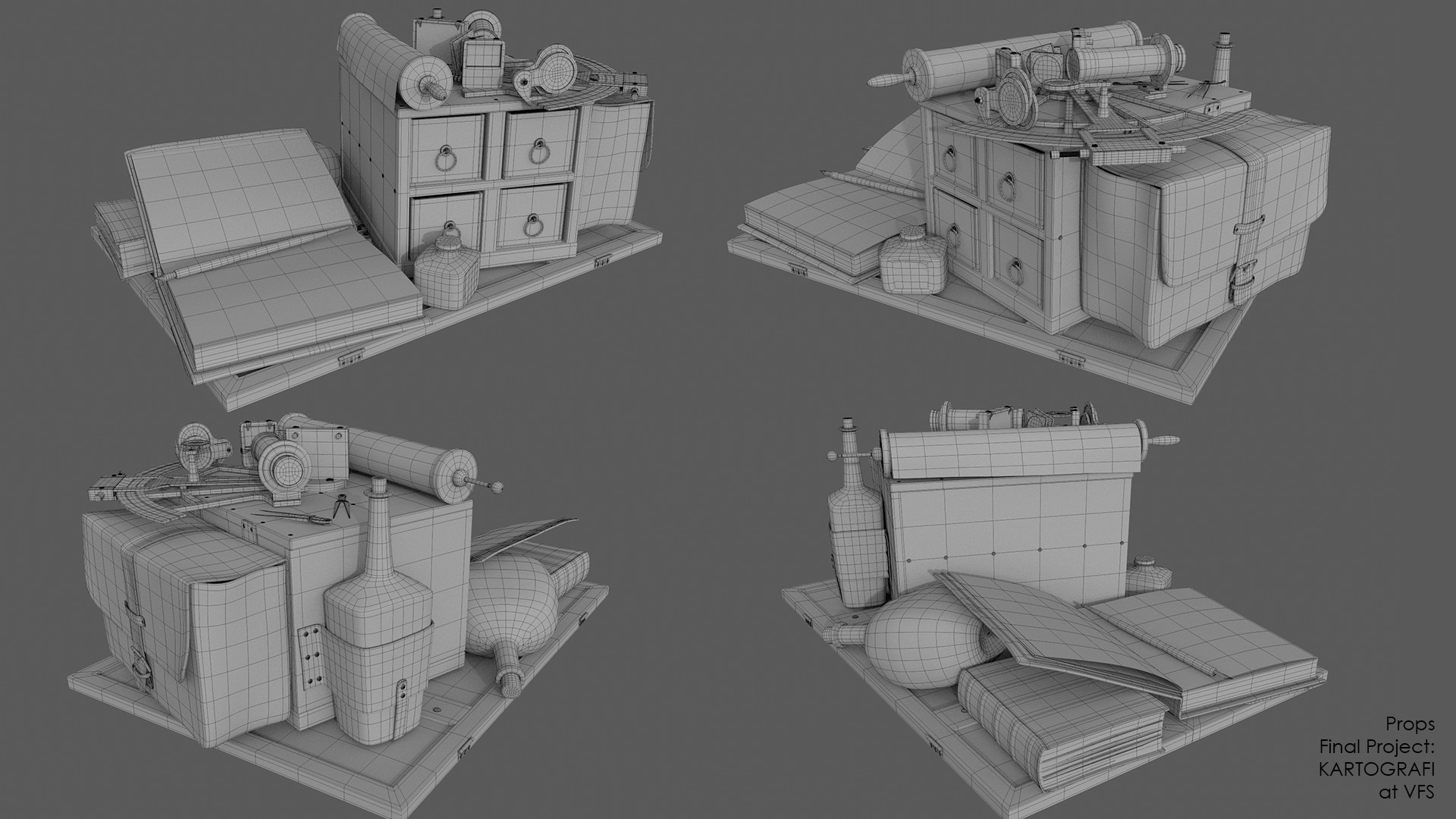 Siri Ekstrand - Kartografi - Props Turnaround 2