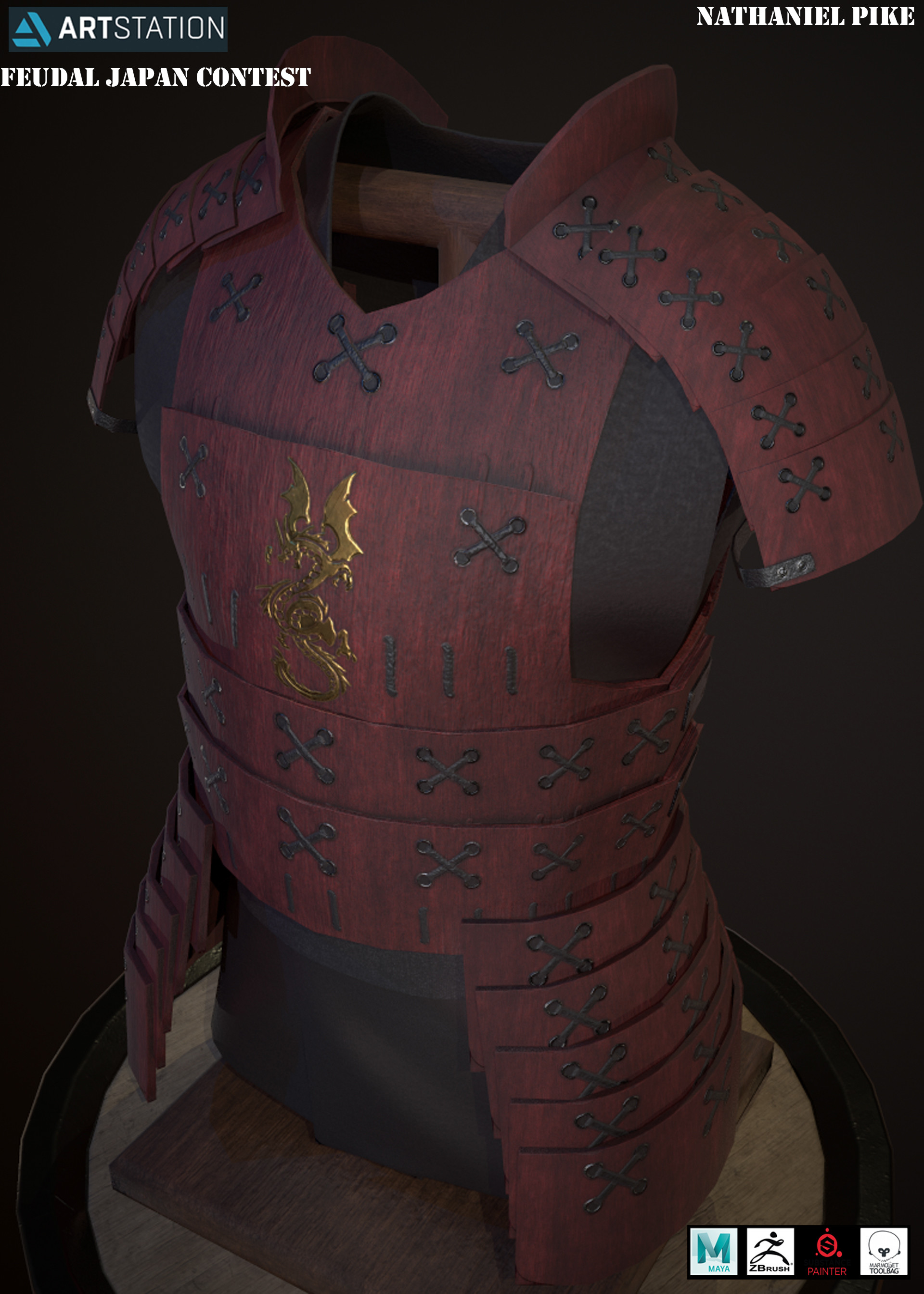 ArtStation - Japanese Samurai Torso Armor