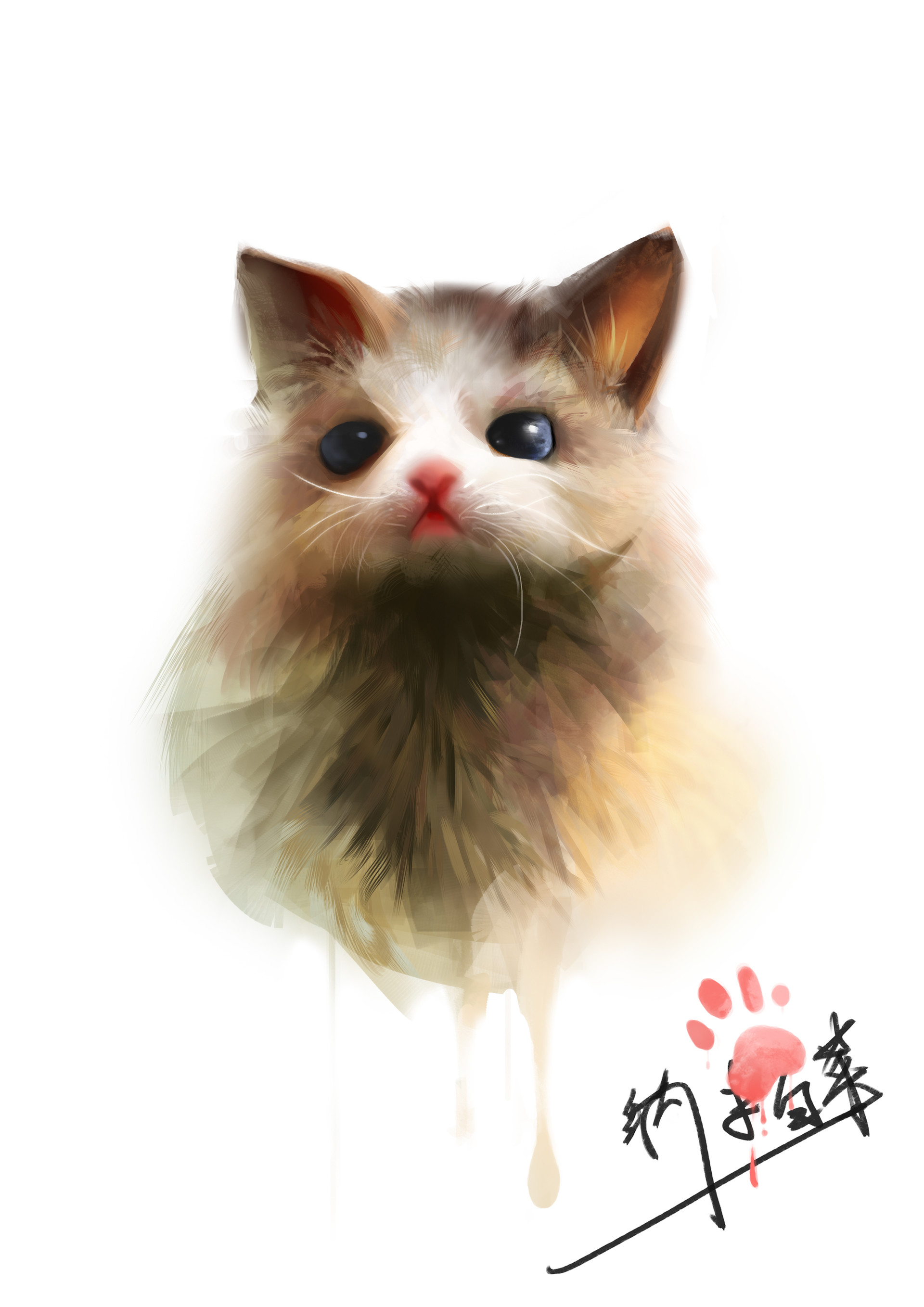 ArtStation - How to Create a cat on the paper