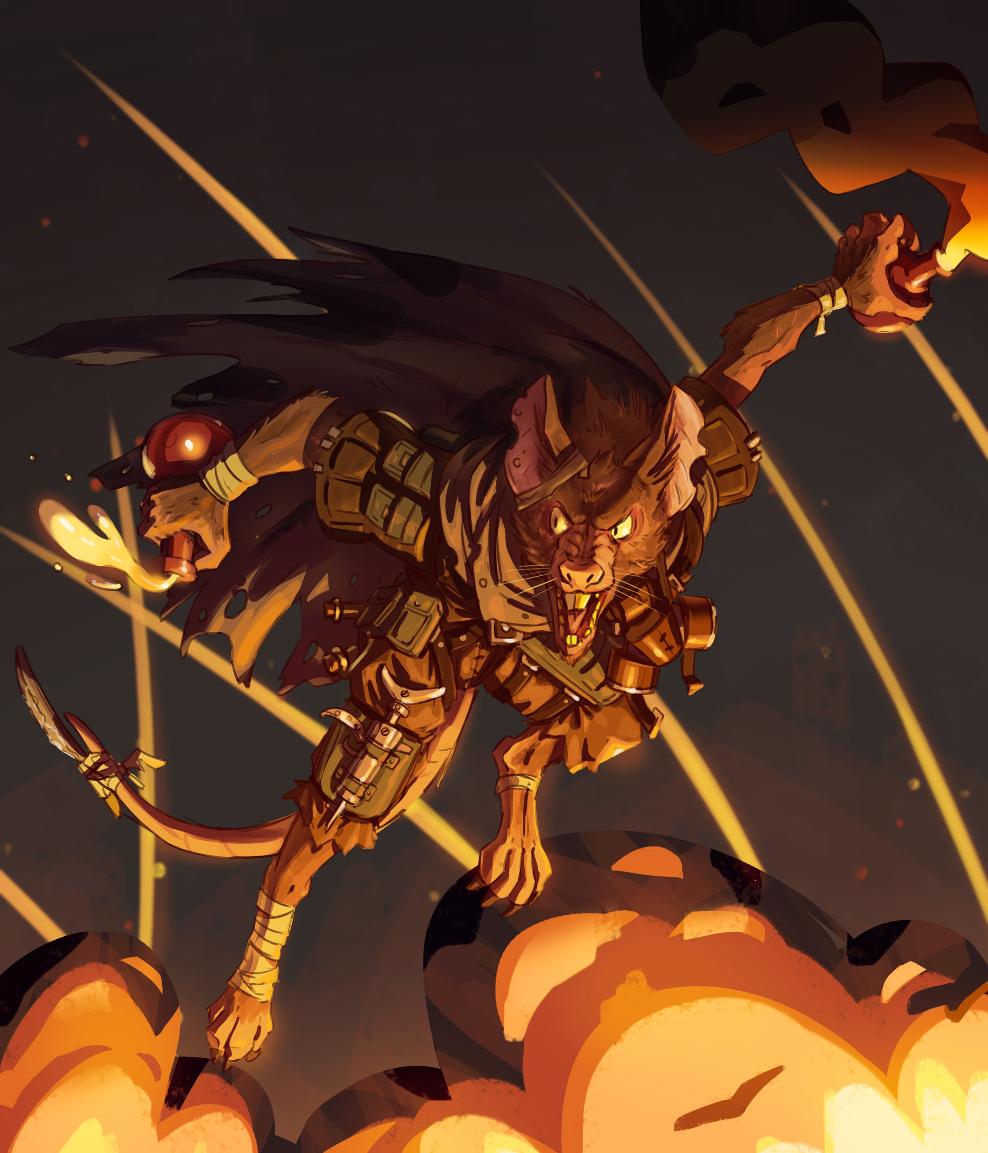 ArtStation - Skittle - Ratfolk alchemist