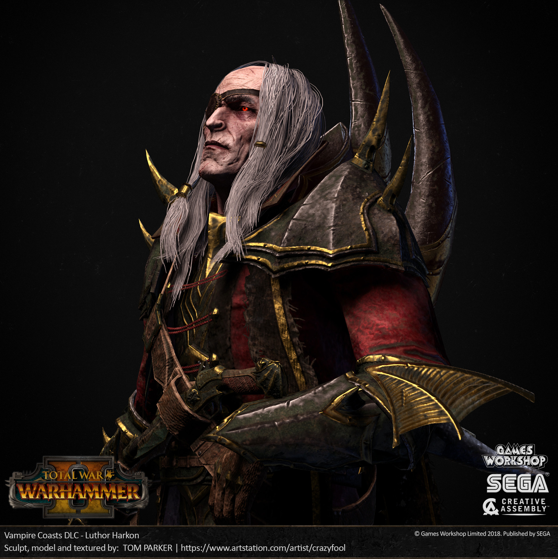 Creative Assembly - Vampire Coast Luthor Harkon