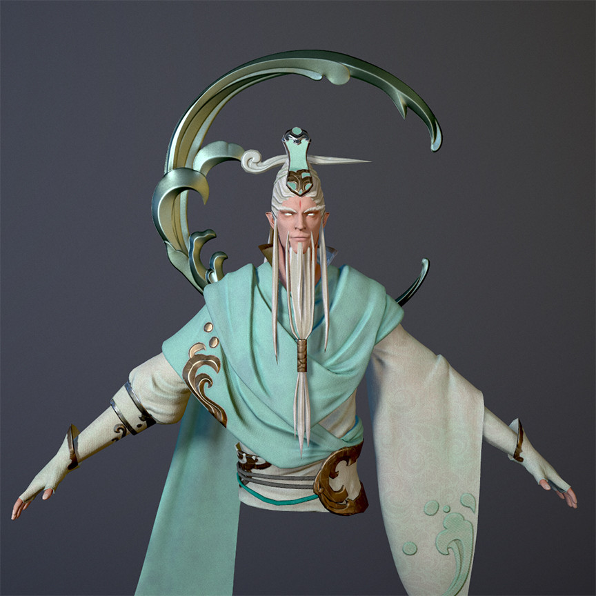 ArtStation - Taoist priest