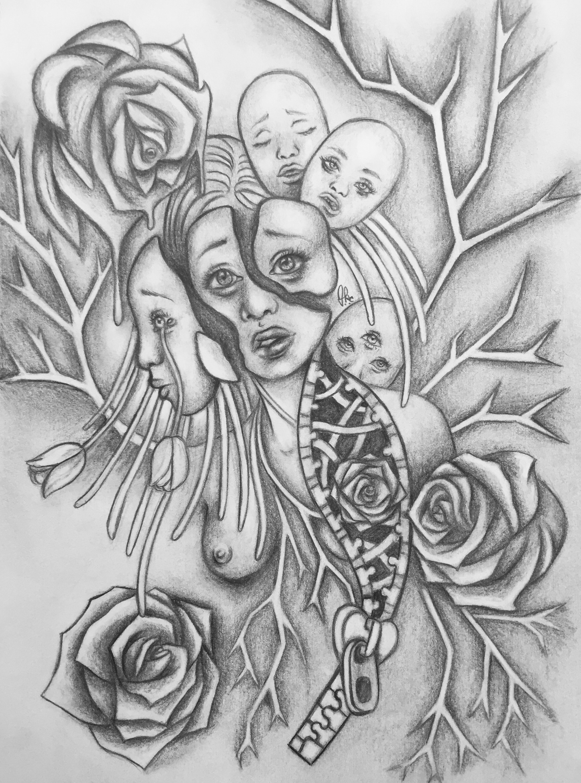 how to draw conflicting emotions