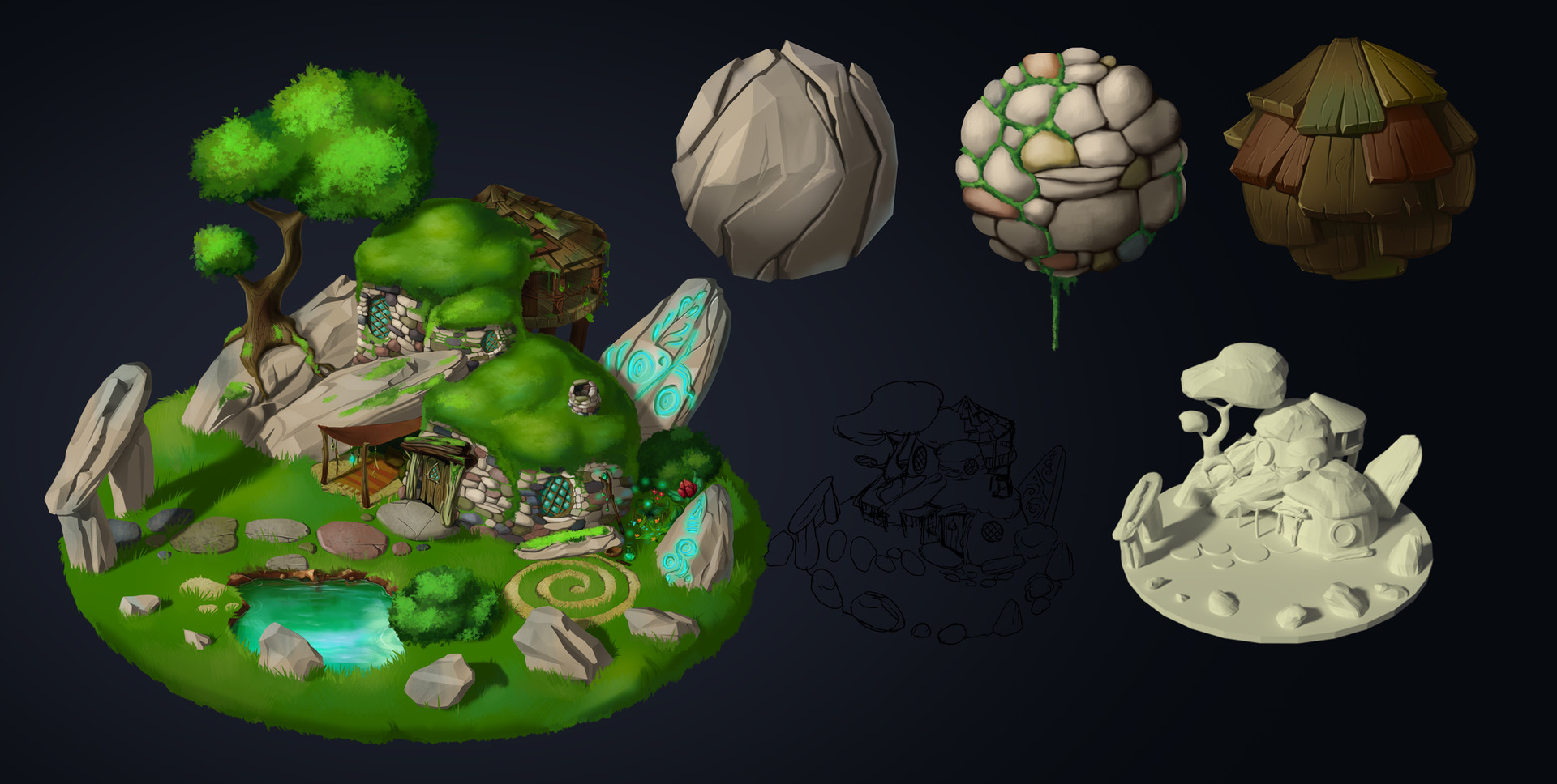 ArtStation - 2D+3D render