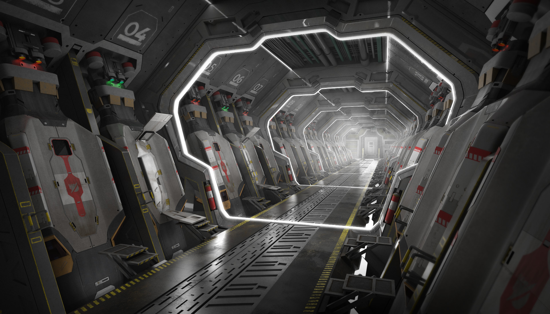 ArtStation - Ship Interior