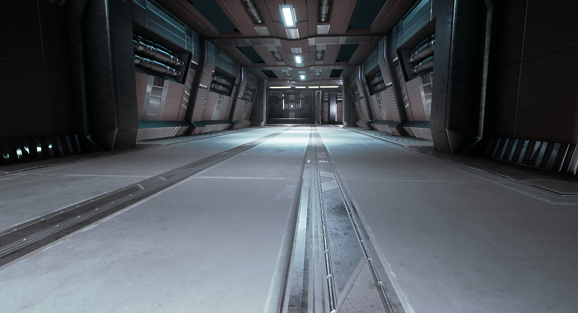 Lewis Seed - Mass Effect Sci-fi Hallway
