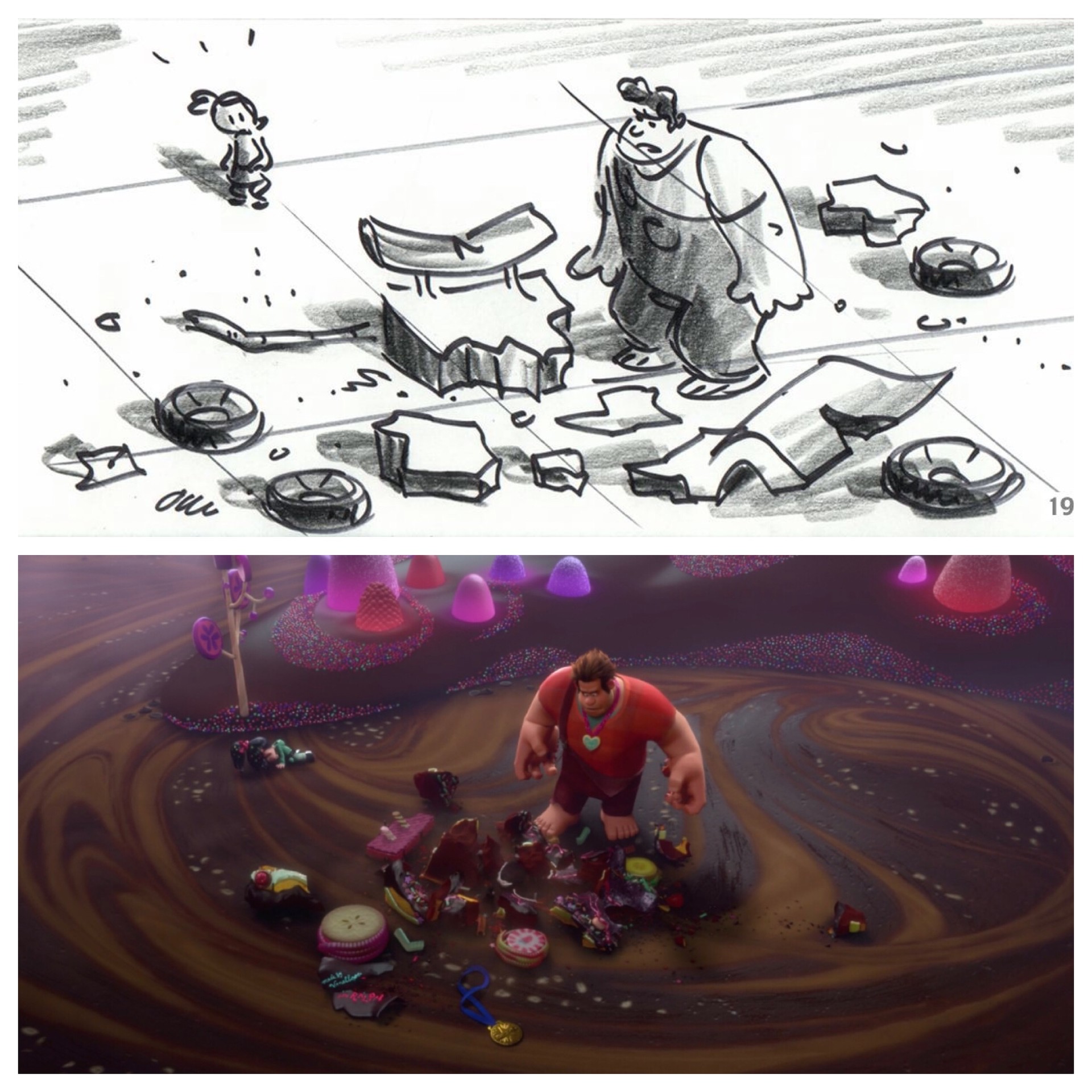 Stephen Anderson - Wreck-It Ralph Storyboards