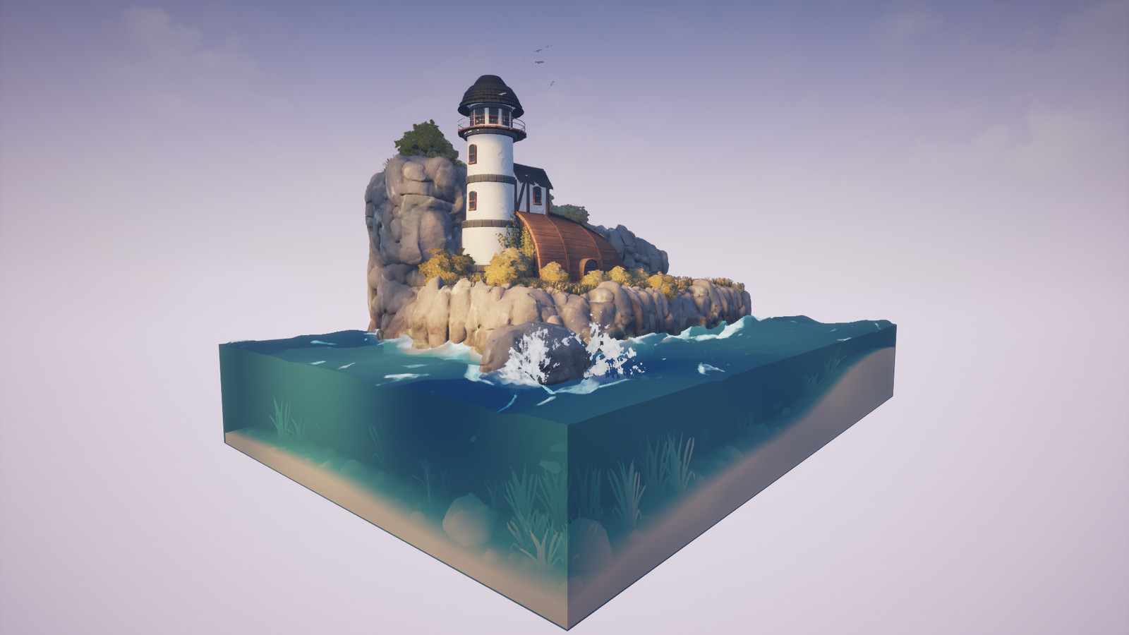 Antoine Louisia - VFX & Environment - Lighthouse Diorama