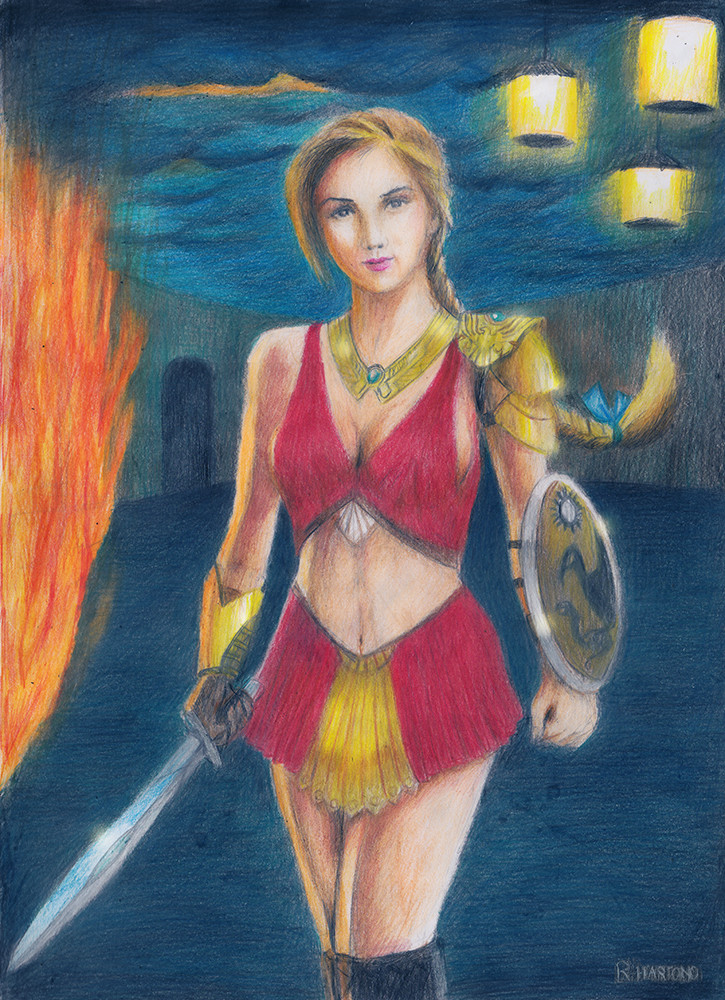 ArtStation - Enyo goddess of war