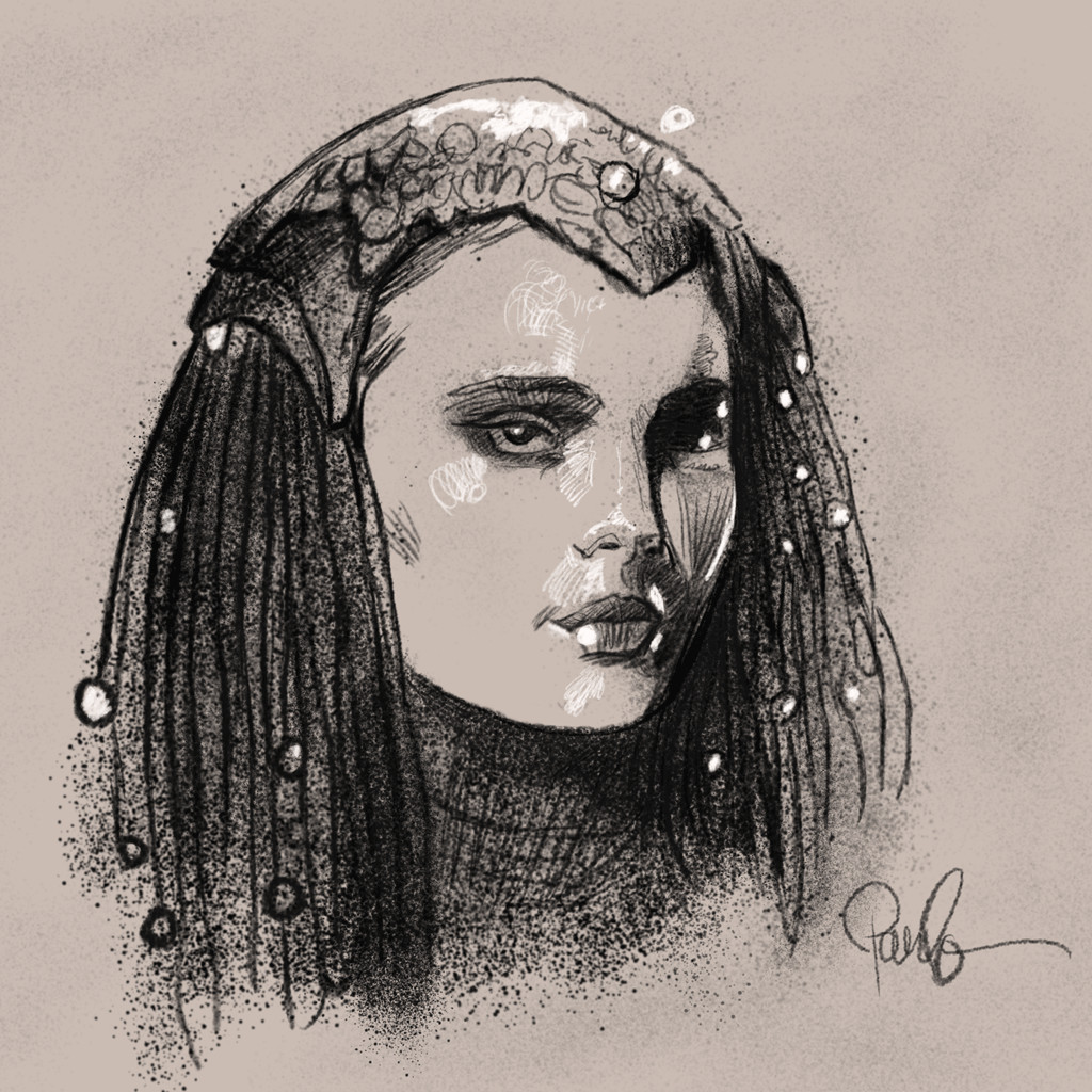 ArtStation - Preliminary Drawing of the character Padmé Amidala of the ...