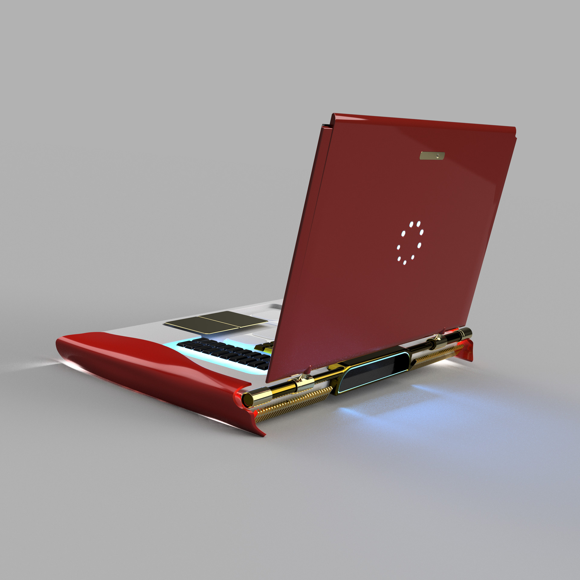 ArtStation - Red Laptop Concept