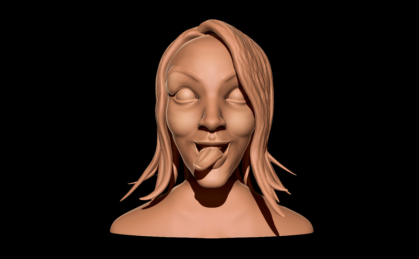 ArtStation - Female head.