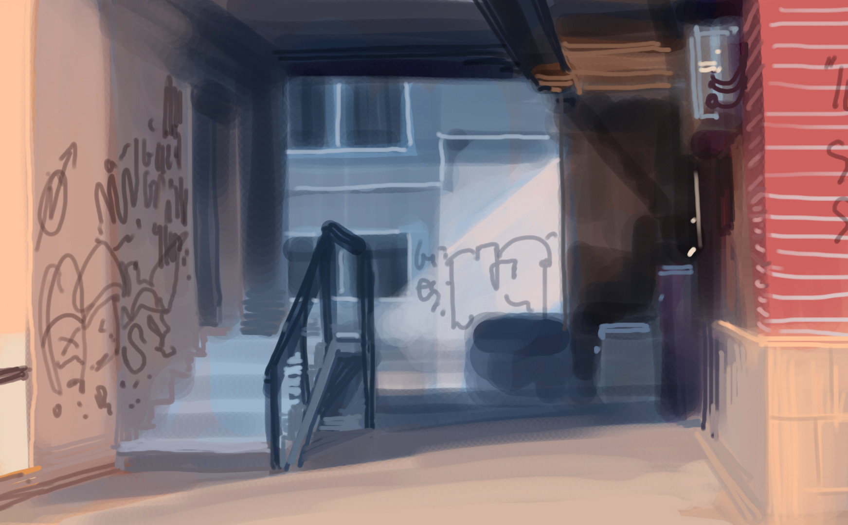 ArtStation - alley
