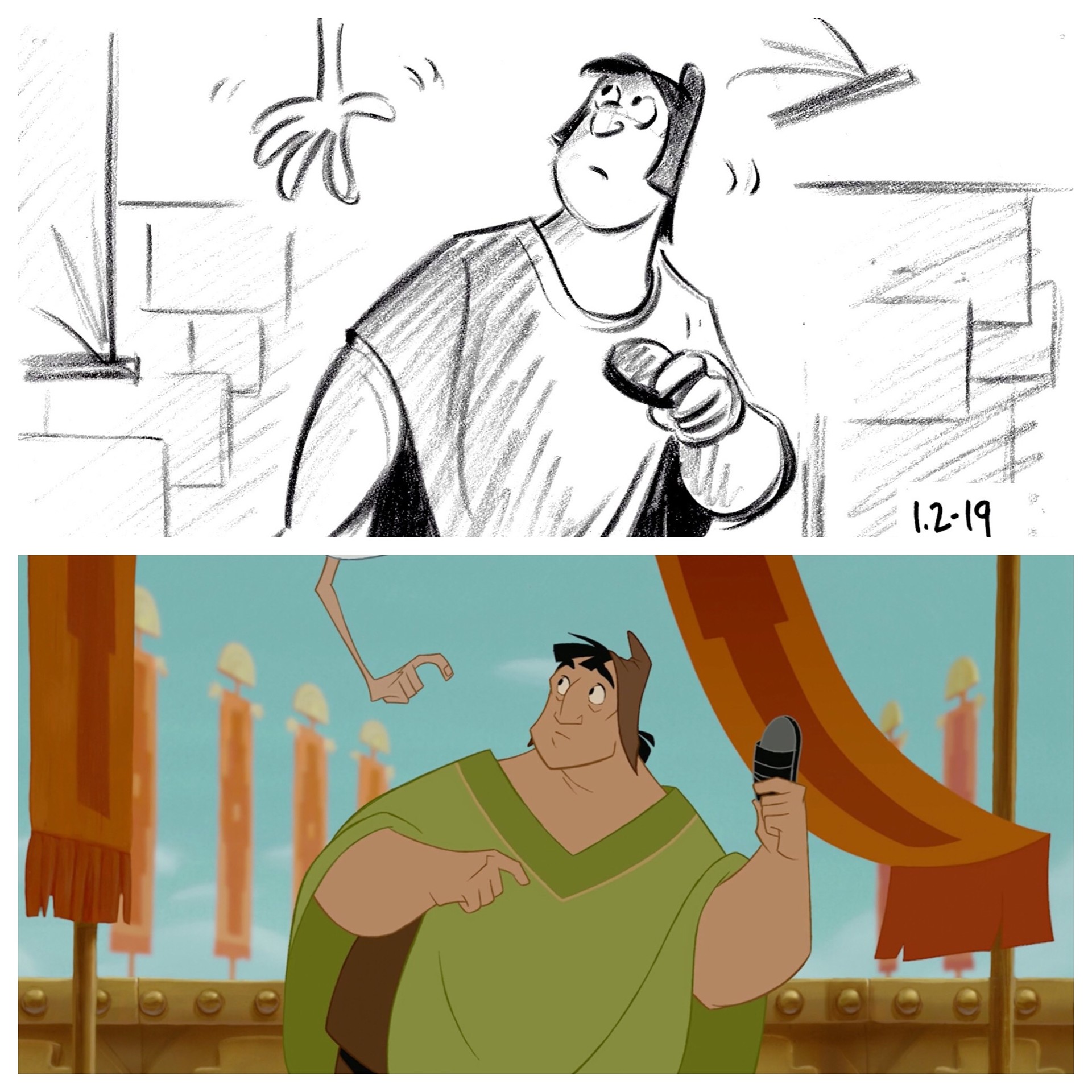 ArtStation - The Emperor’s New Groove Storyboards