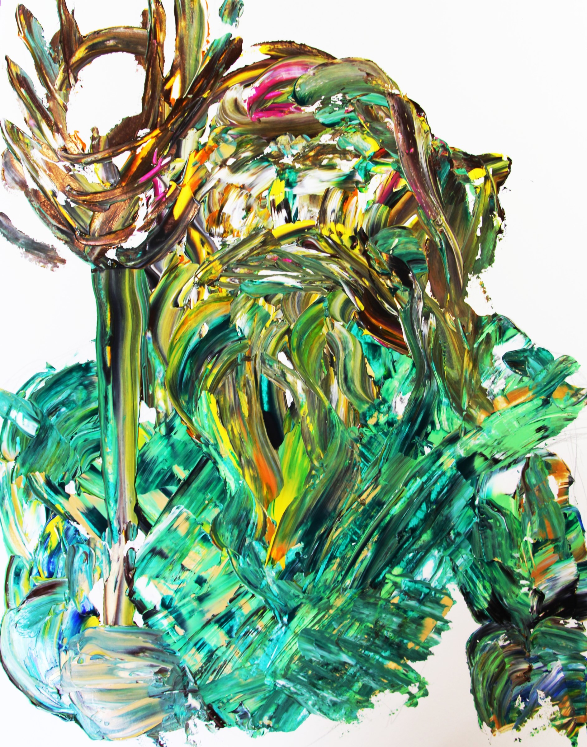 Mike Wehner - Abstract Pallet Knife Superhero Traditional Art Collection