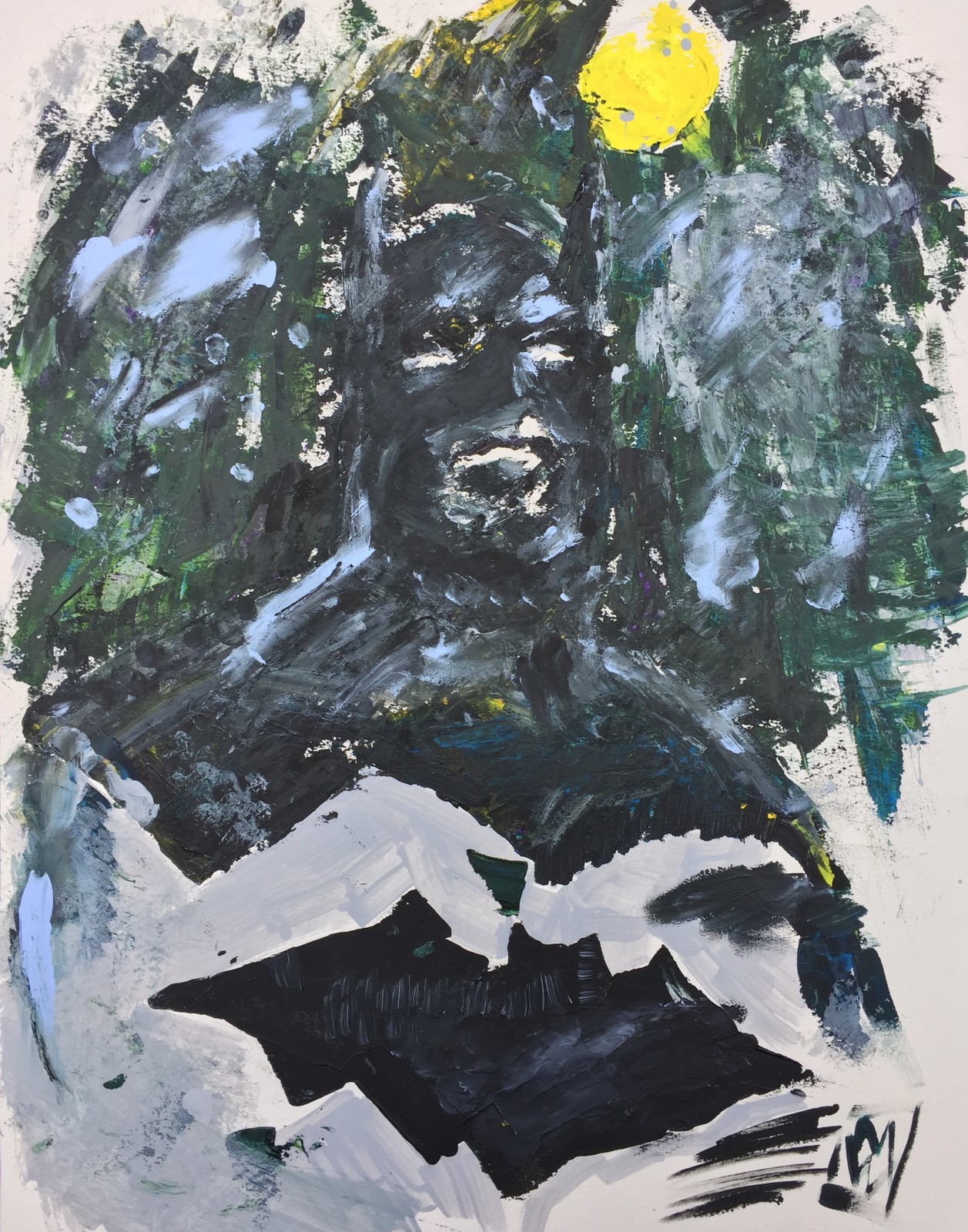 Mike Wehner - Abstract Pallet Knife Superhero Traditional Art Collection