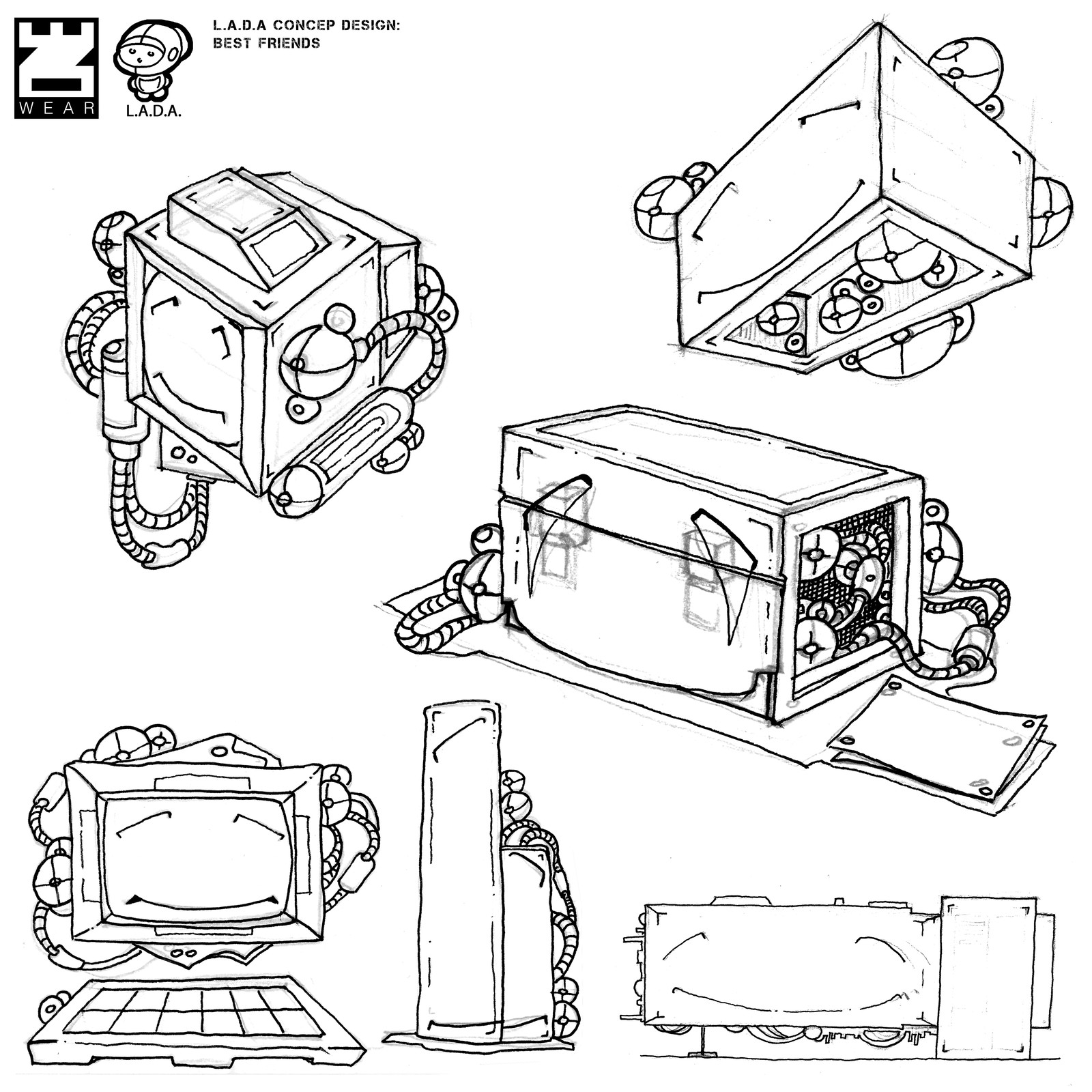 Radomir Kojic - L.A.D.A. ( little almost dead astronaut ) Concept art ...