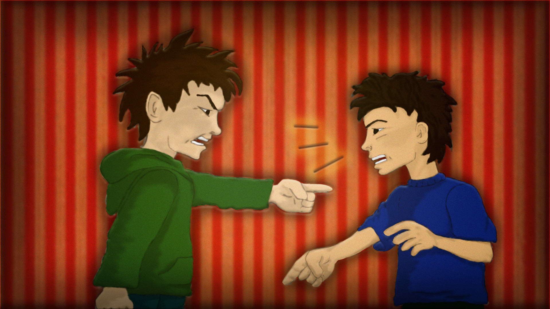 ArtStation - Brothers Arguing