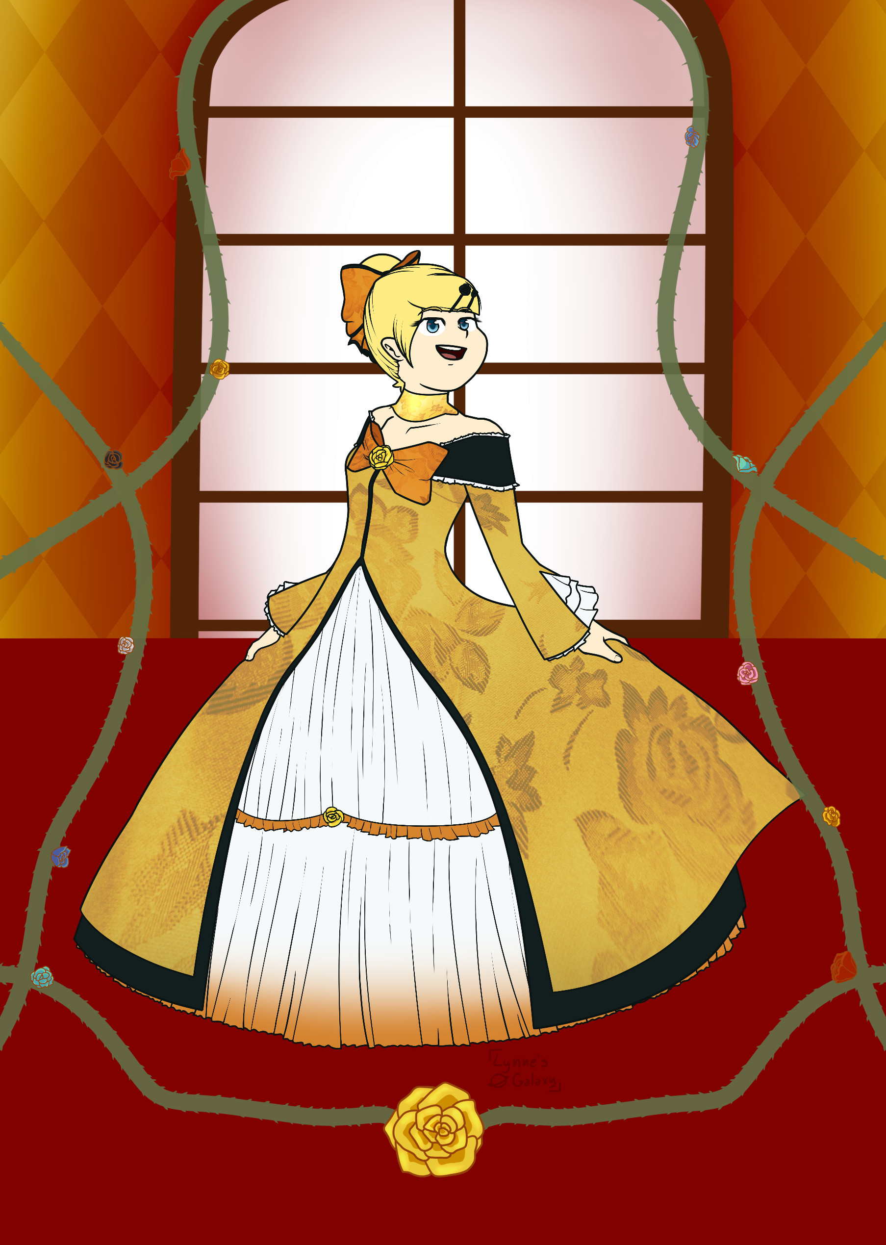 Rin Kagamine Daughter Of Evil Drawing