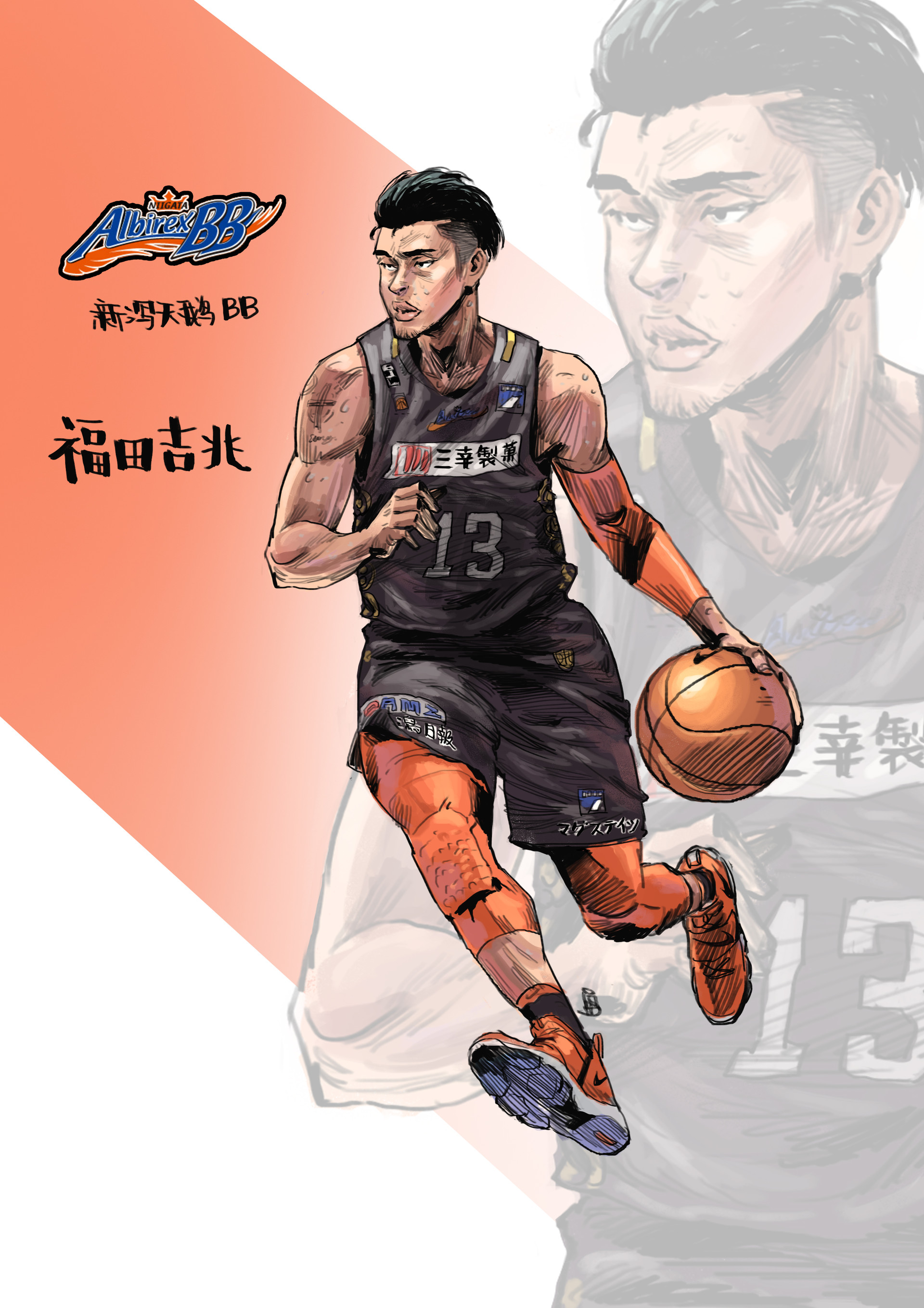 Yong Li - 10years later slam dunk player