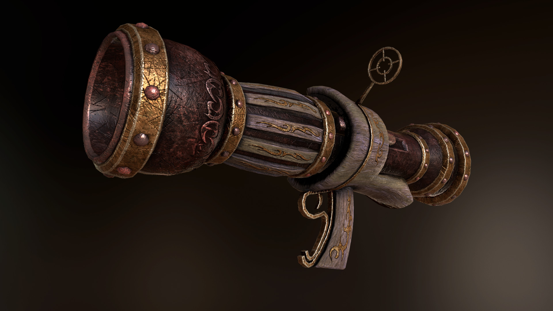 ArtStation - Steampunk Bazooka