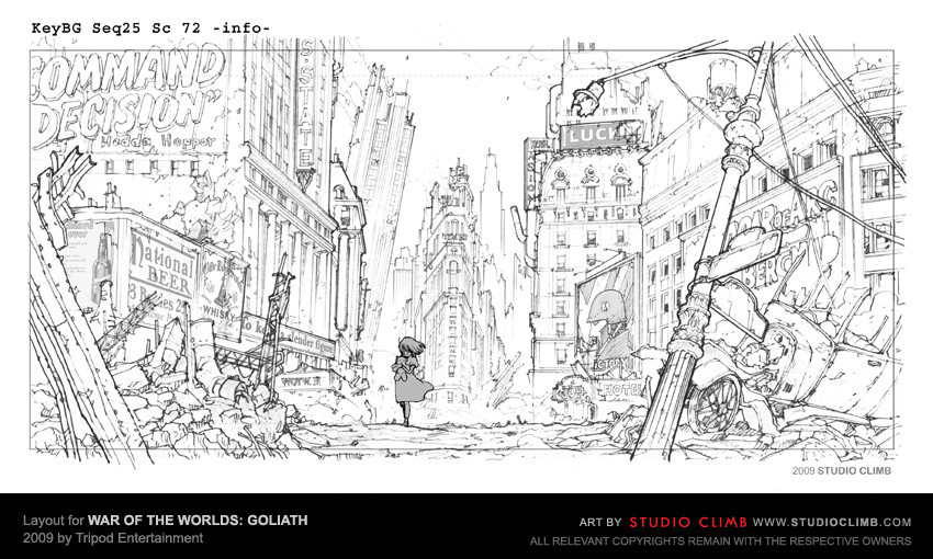 ArtStation - Layout design for War of The Worlds: Goliath