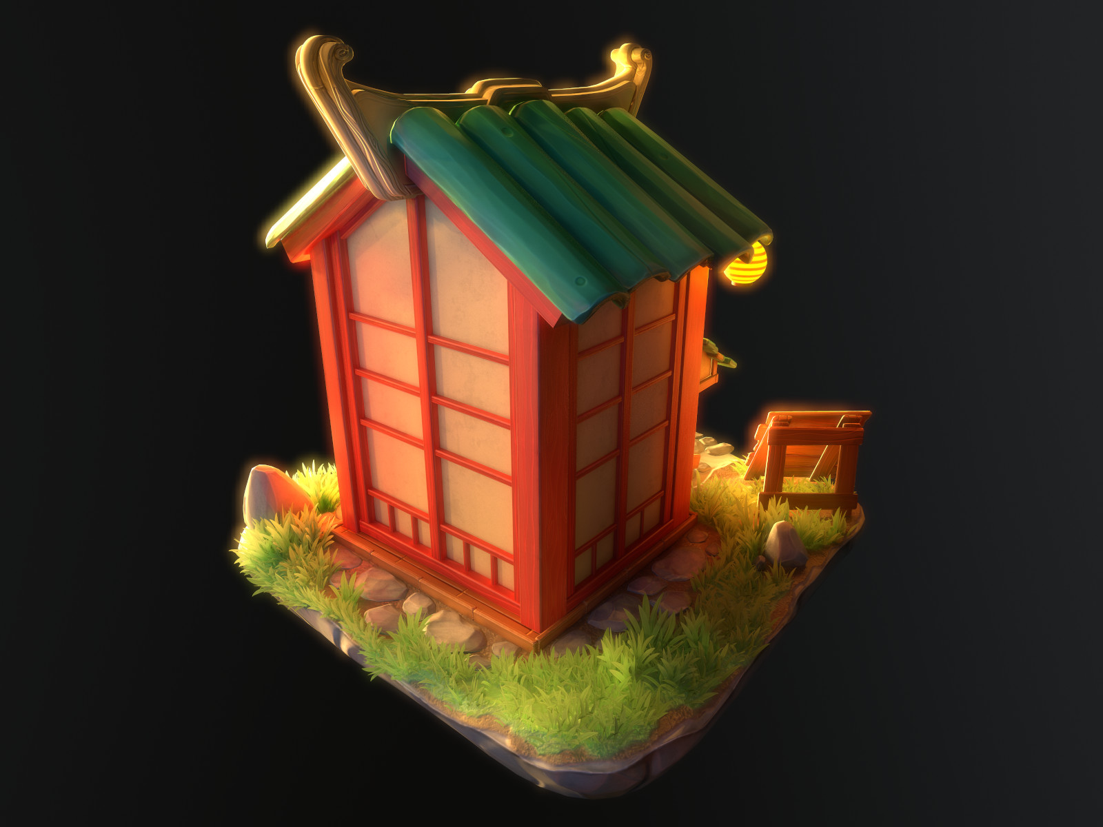 🔸Warwick . - Feudal Japan: The Shogunate - Prop Art (rendered) Shop