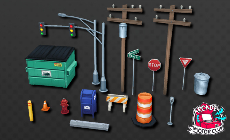ArtStation - Hand Painted Street Props