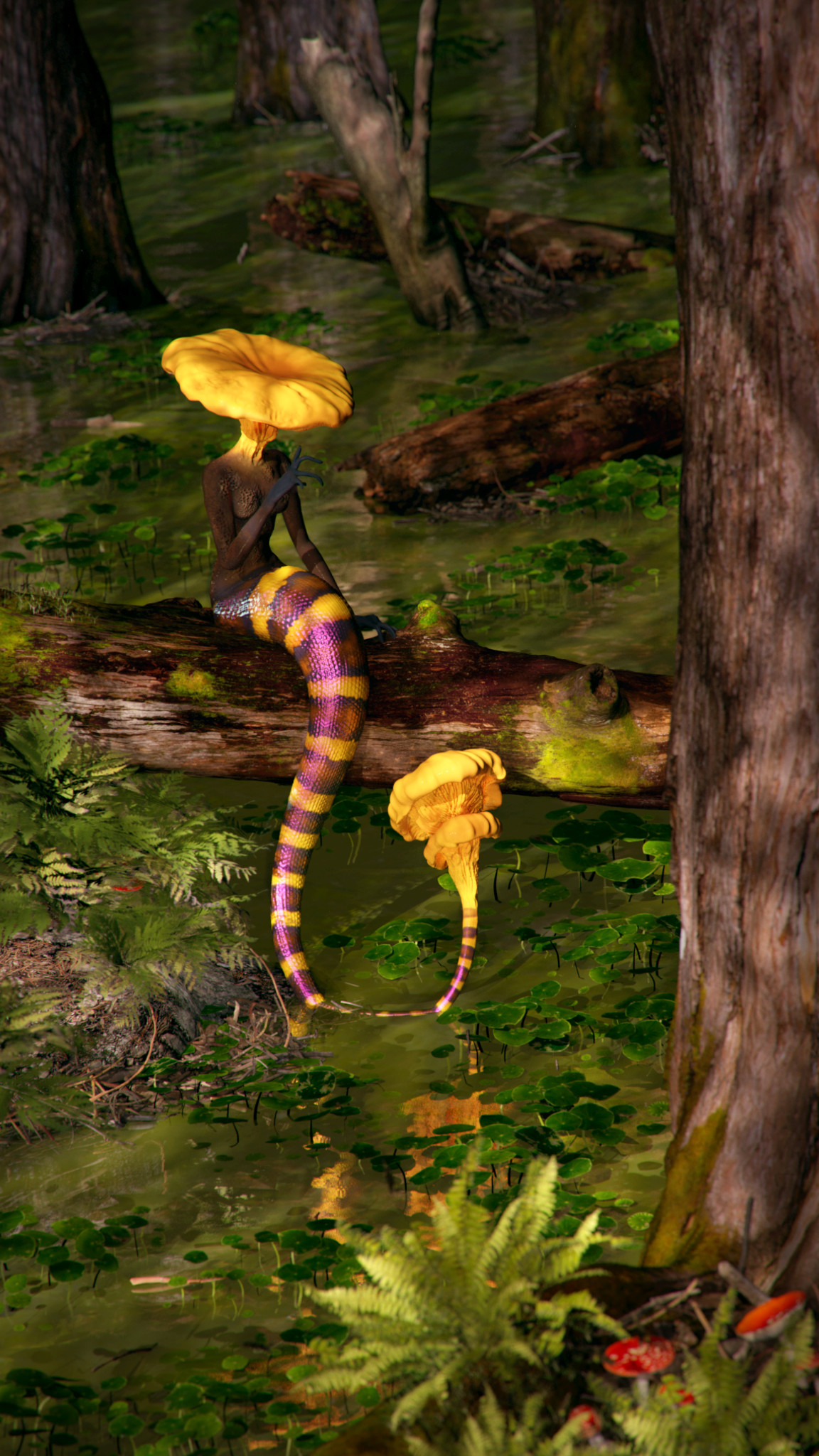 ArtStation - THE SWAMP CREATURE
