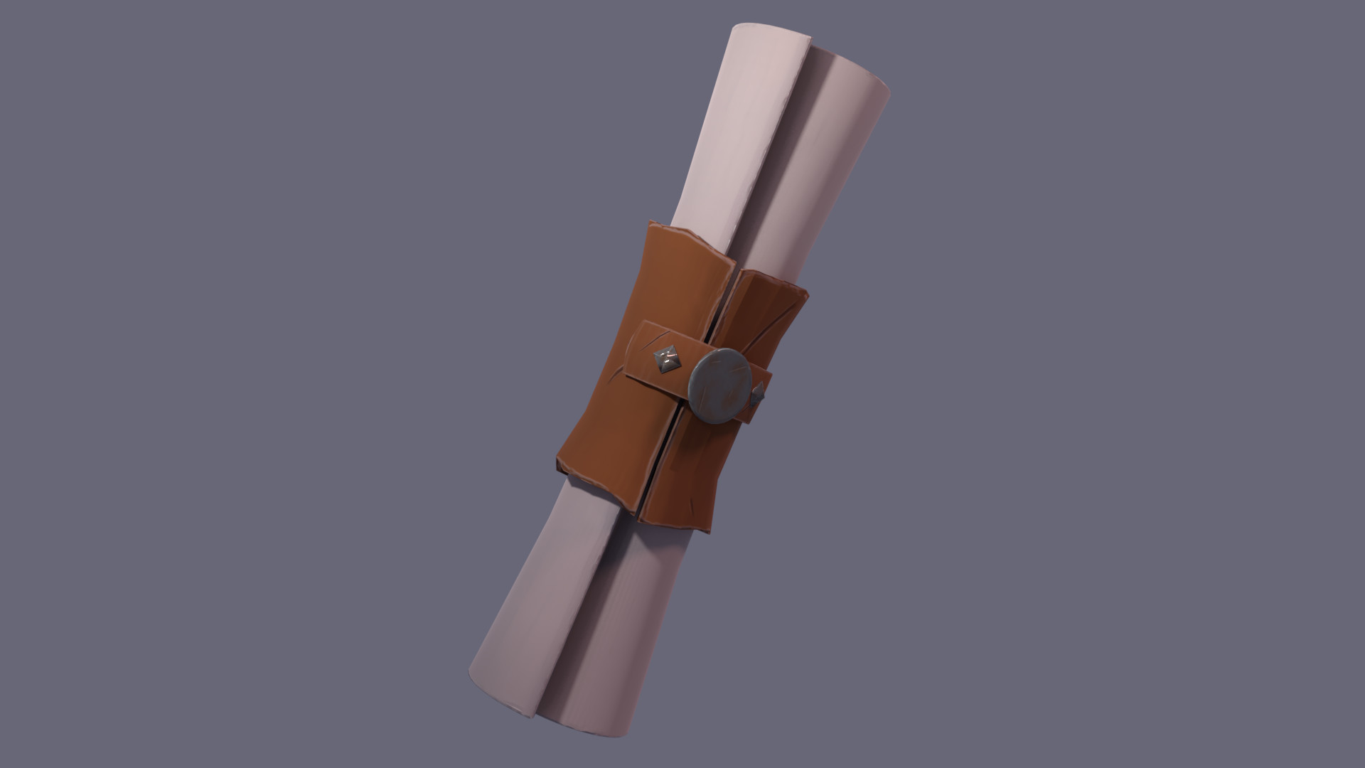 ArtStation - LowPoly Stylized Parchment