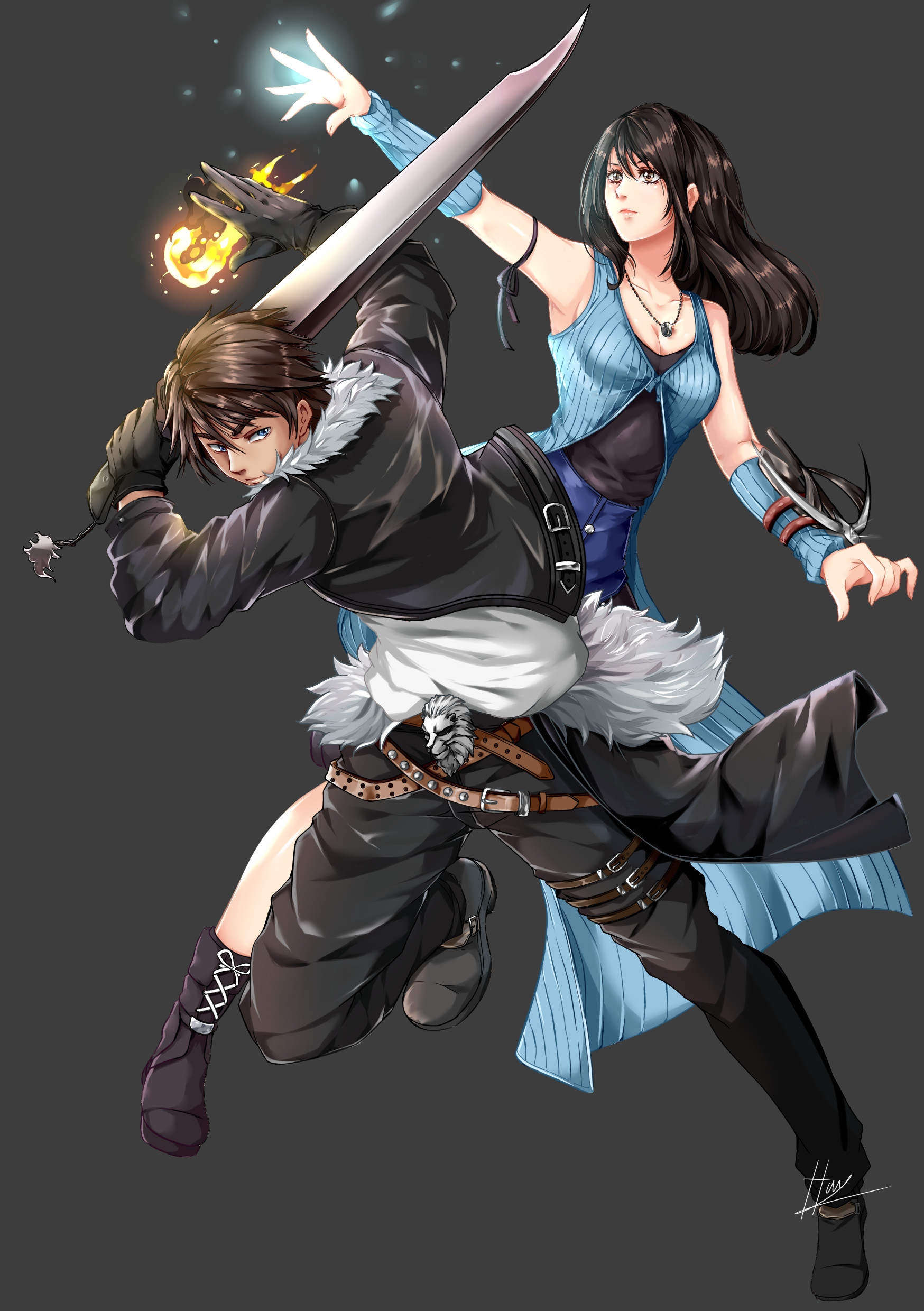 Squall And Rinoa Fan Art