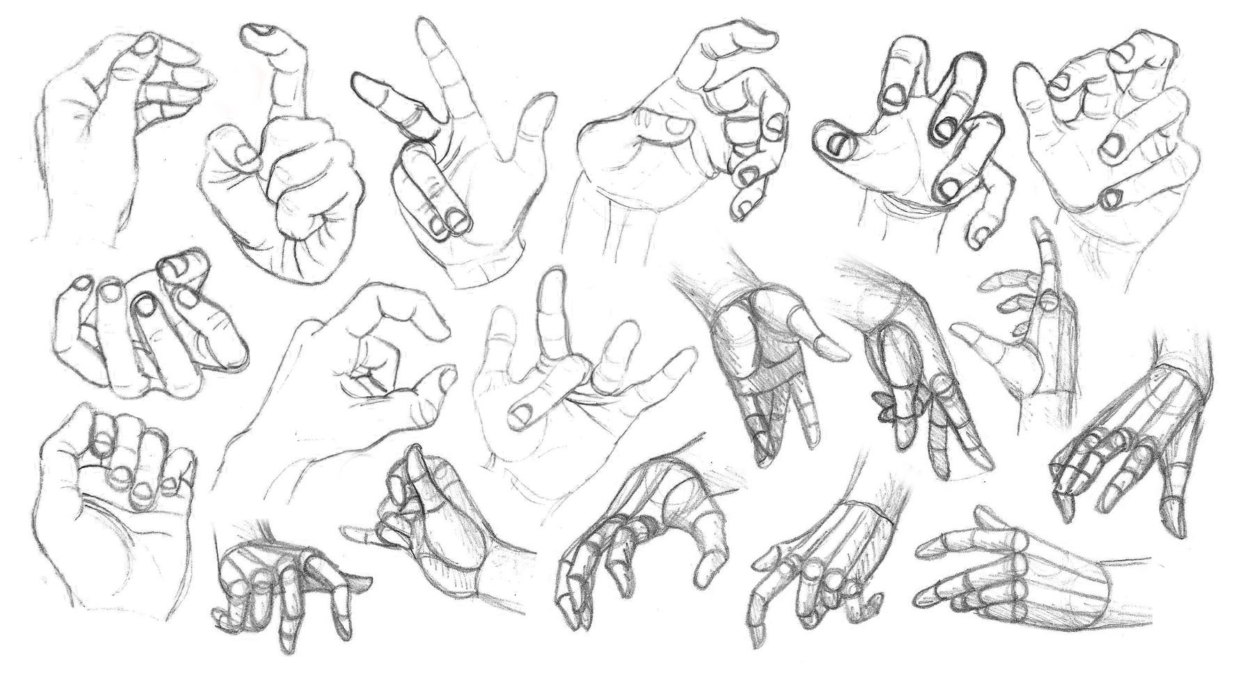 how to draw human limbs