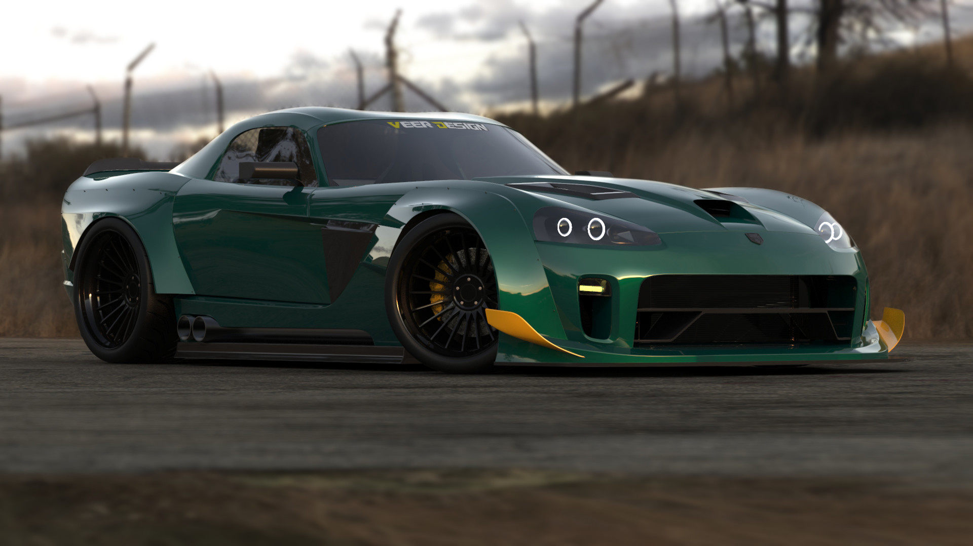 ArtStation - Dodge Viper