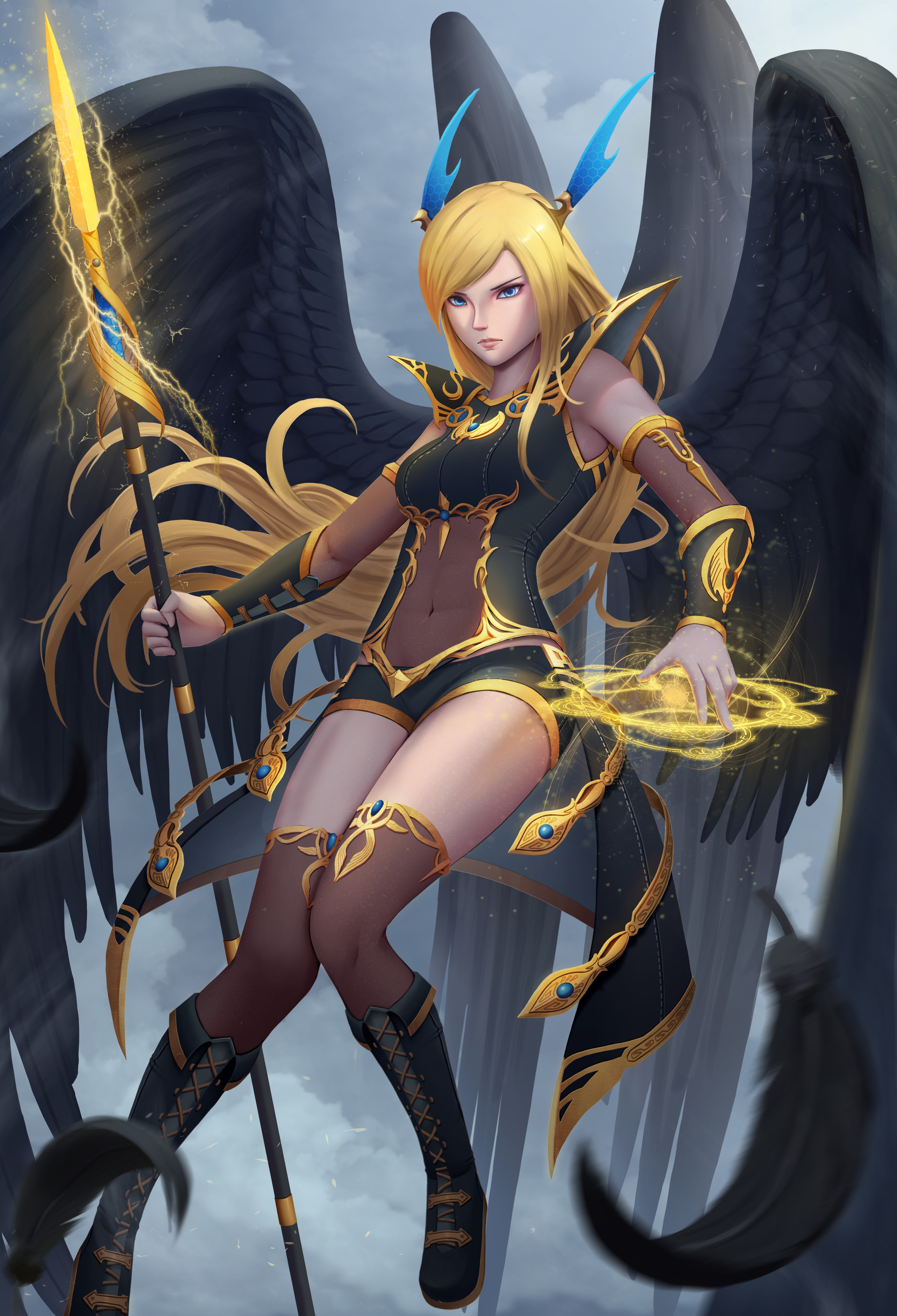 ArtStation - Raven Angel 渡鴉天使