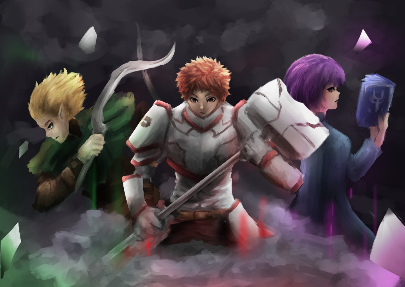 ArtStation - 【Illustration】Rock Scissors Paper