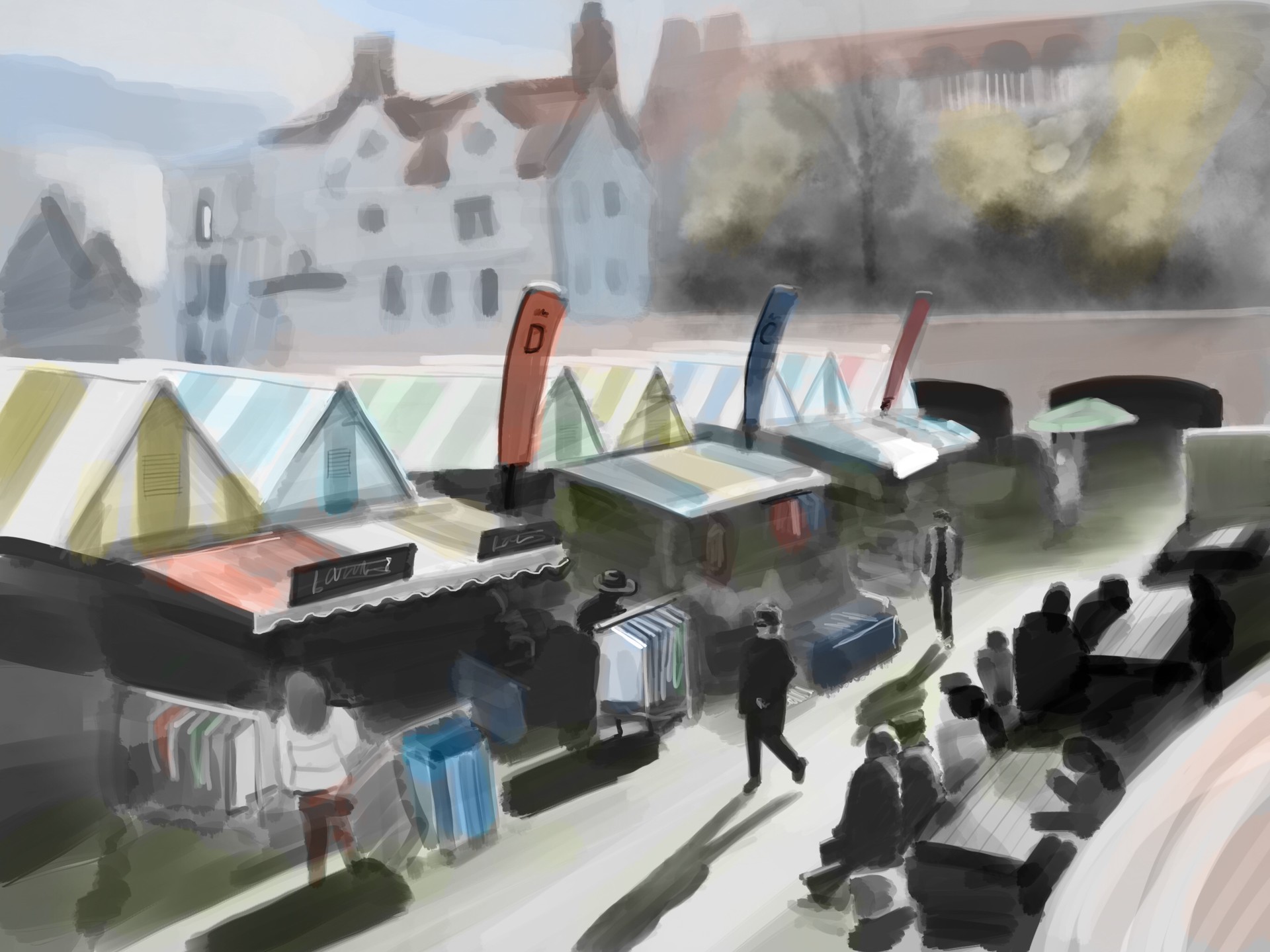 ArtStation - Market scene