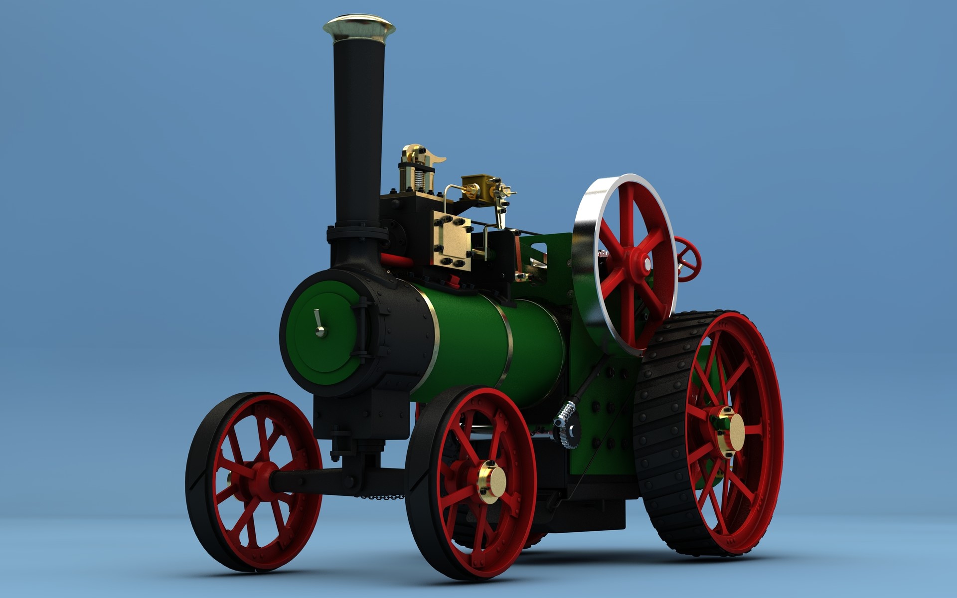 ArtStation - Steam Tractor MINNIE