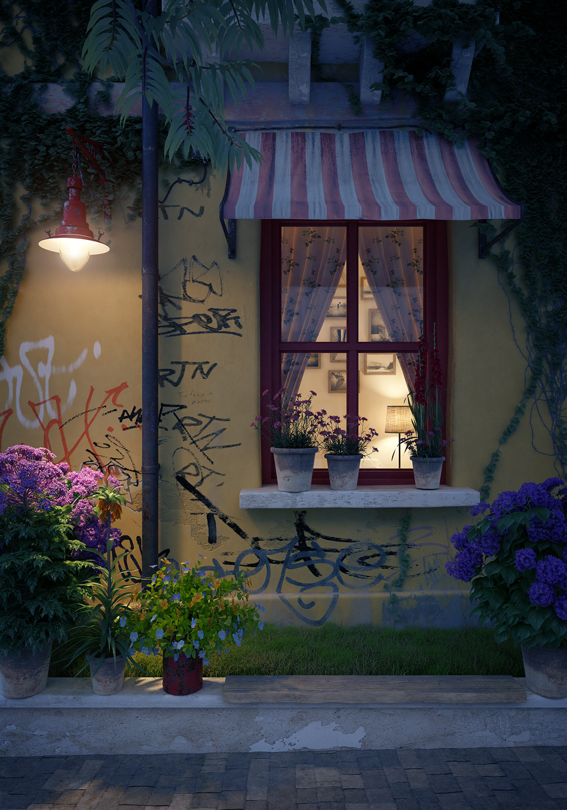 ArtStation - Window night