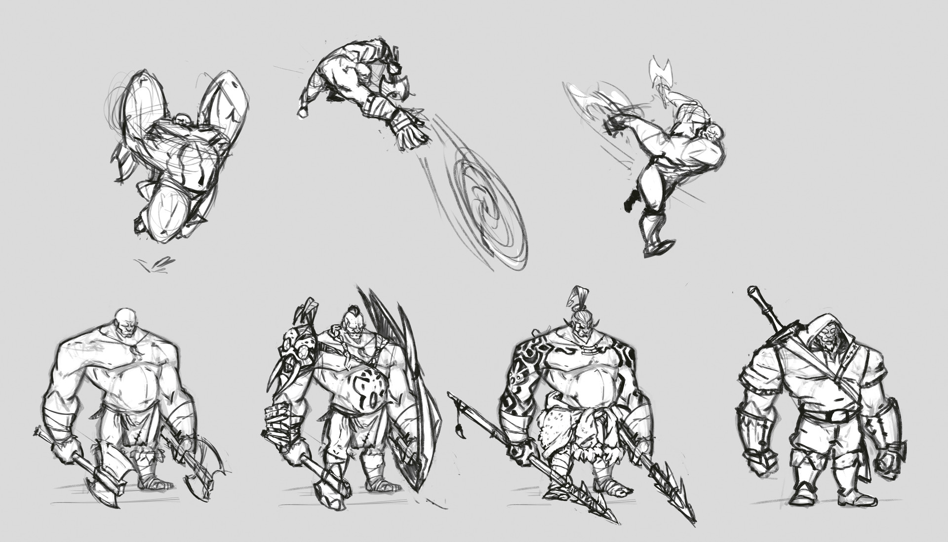 ArtStation - Sketch exploration for character desing 2