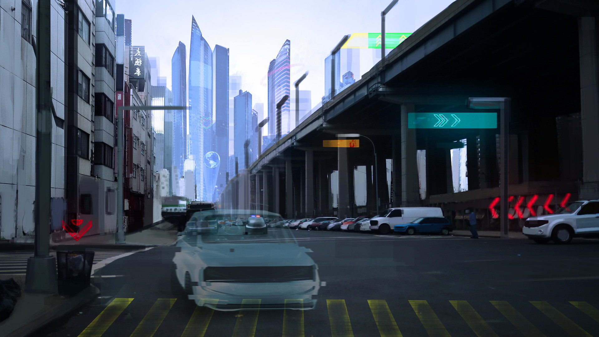 ArtStation - Cyberpunk World Illustration II