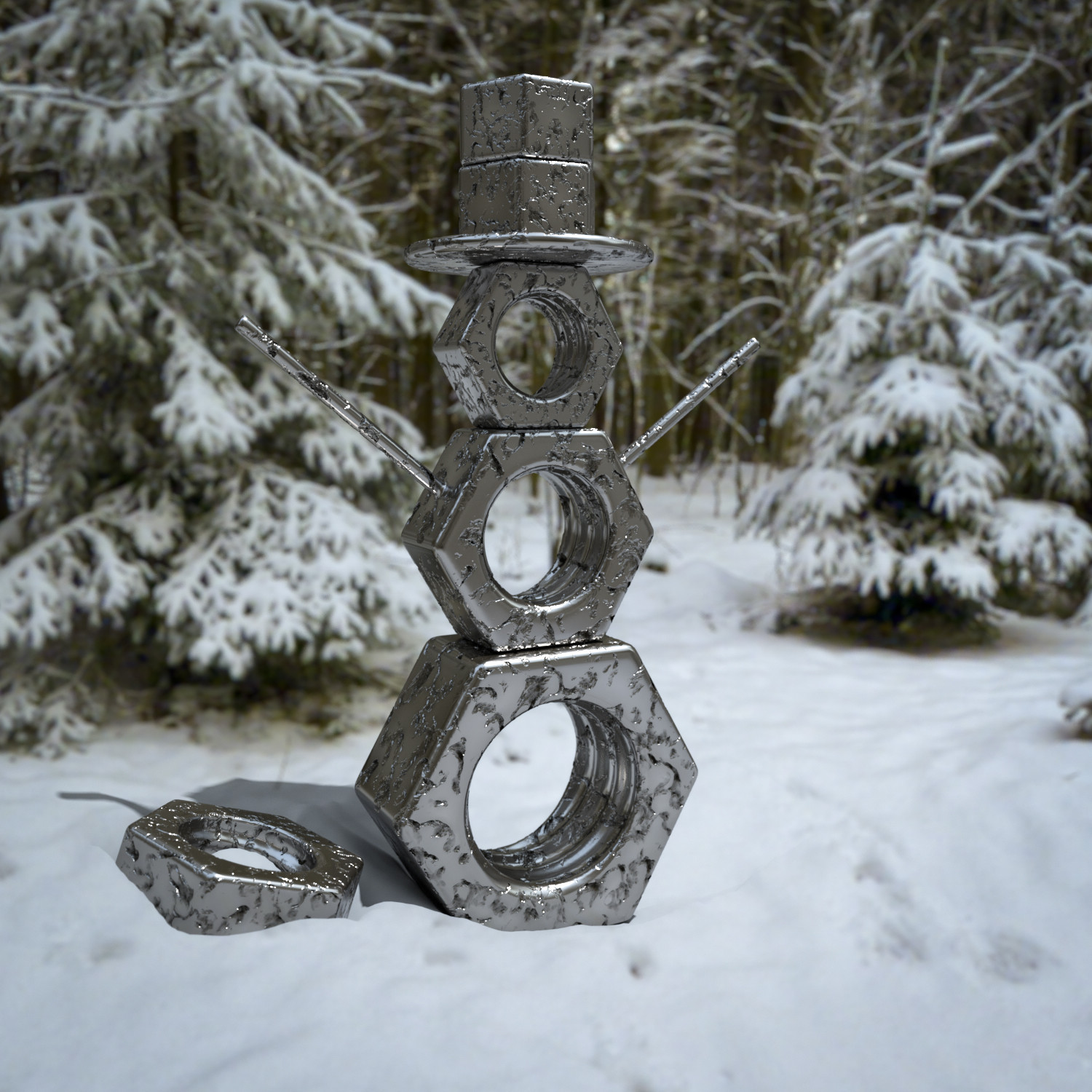 ArtStation - Nut-Man (C4D Tutorial included)