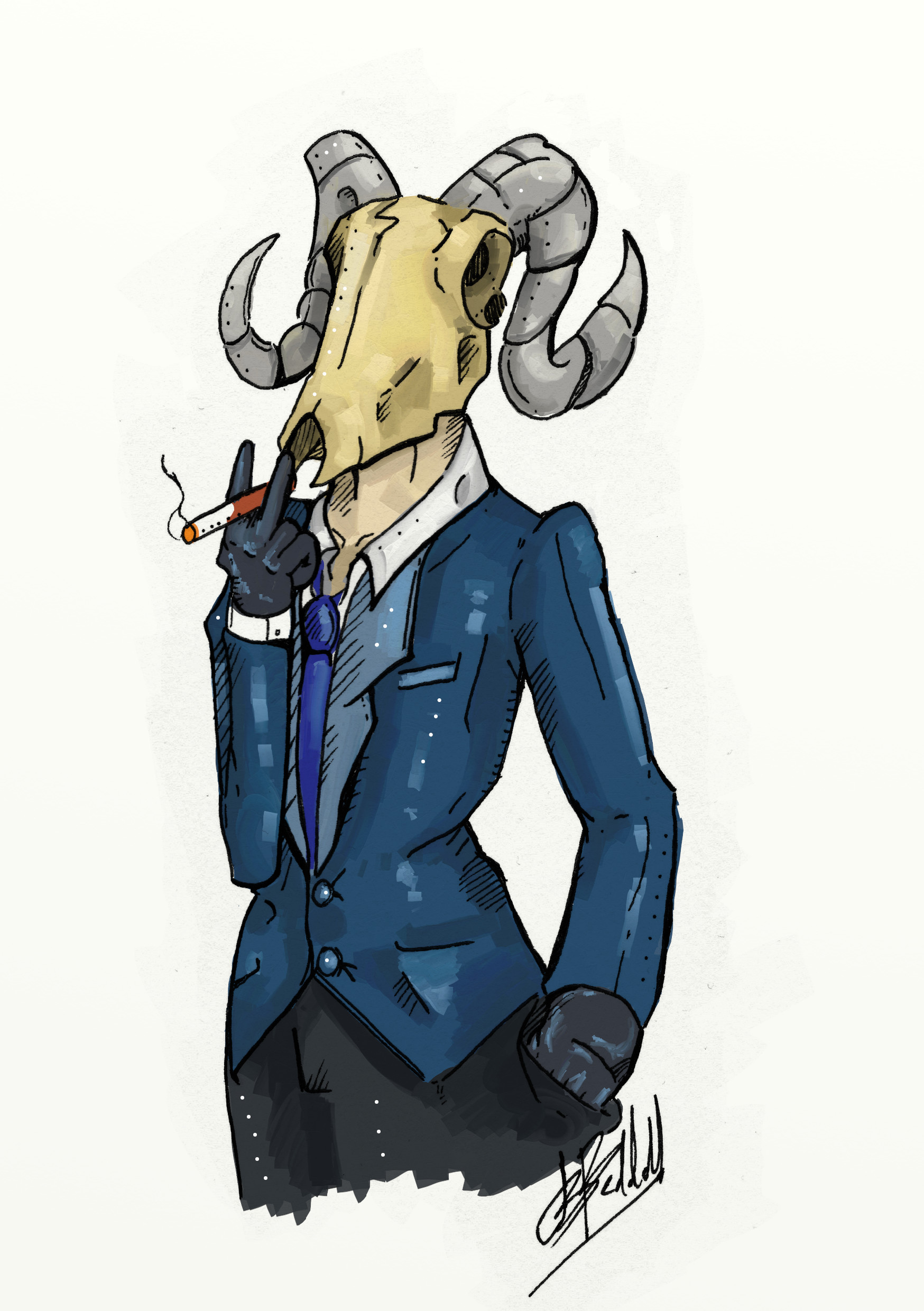 ArtStation - RamsHead - British Demonic Hellspawn