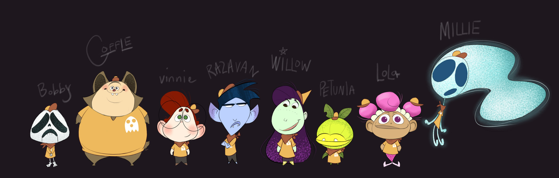 ArtStation - Spooky Lineup