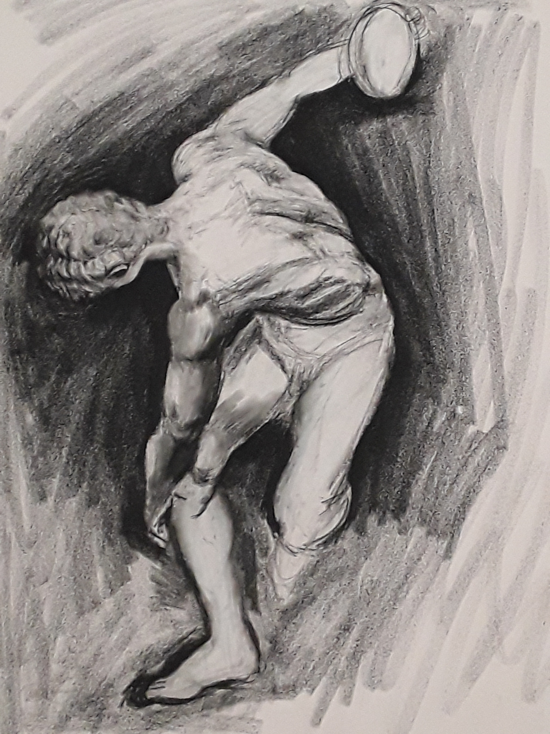 Discobolus Drawing