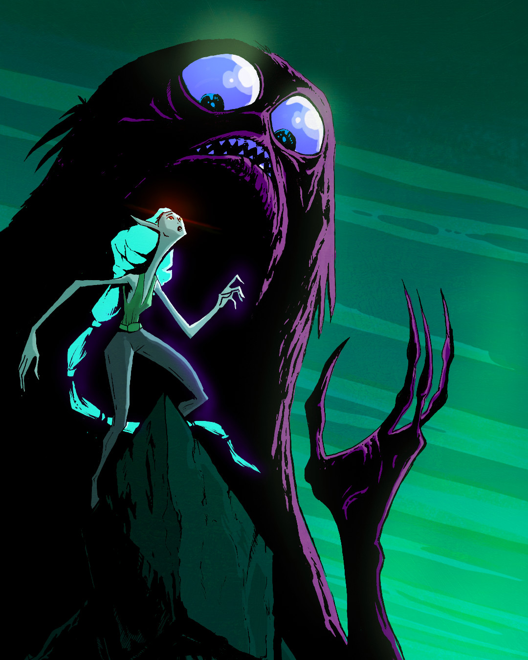 ArtStation - Purple People Eater.