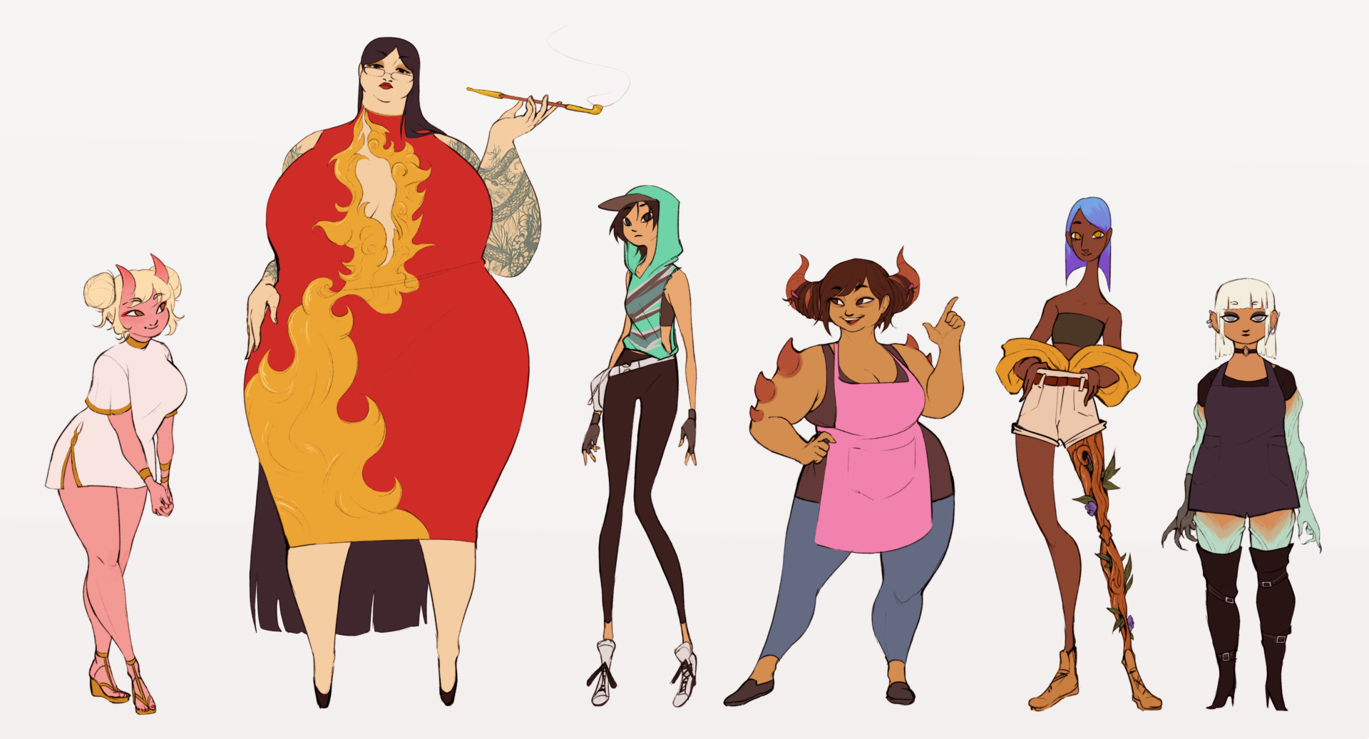 ArtStation - Red Light District - Lineup